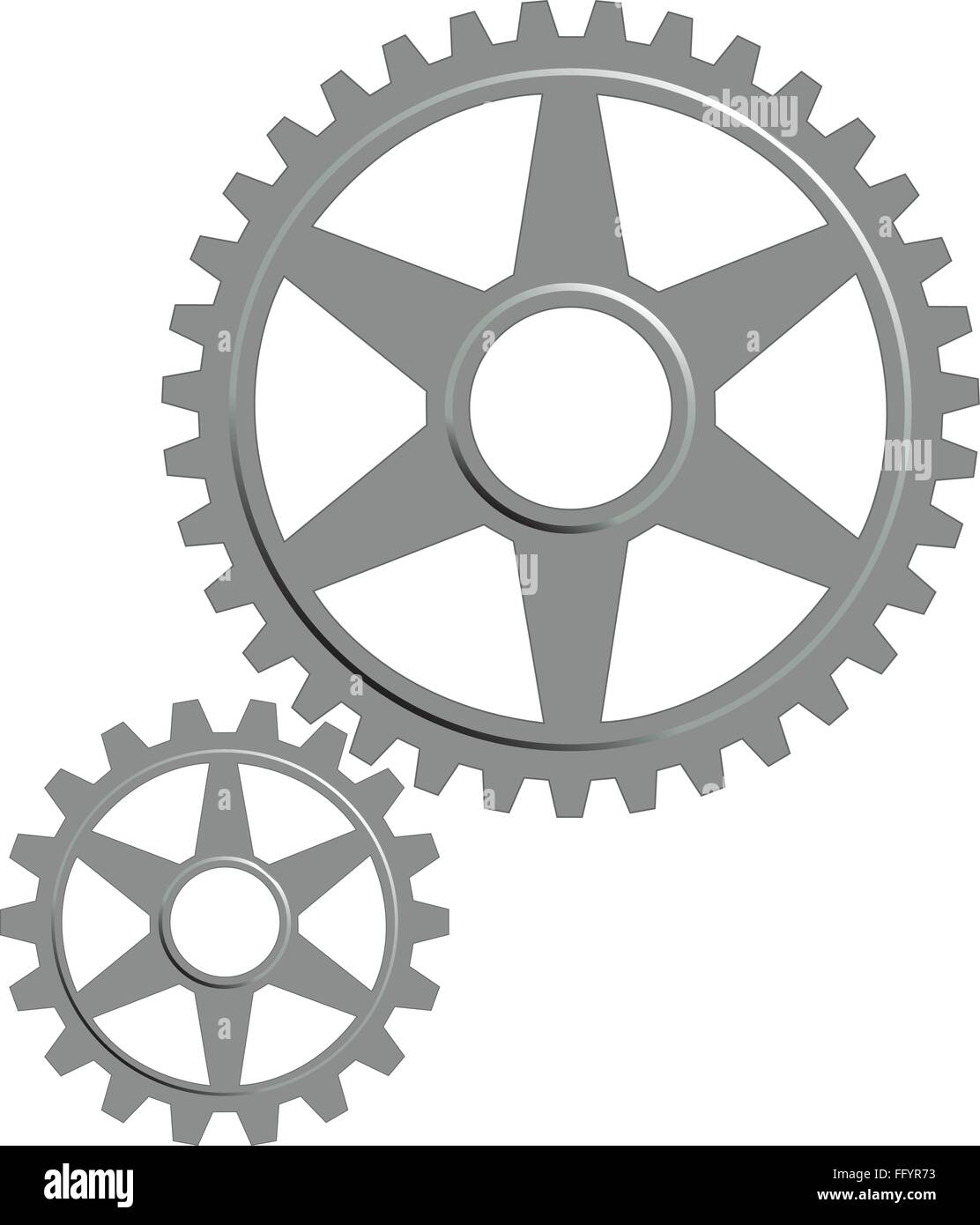 Gears vector vectors Stock Vector Images - Alamy