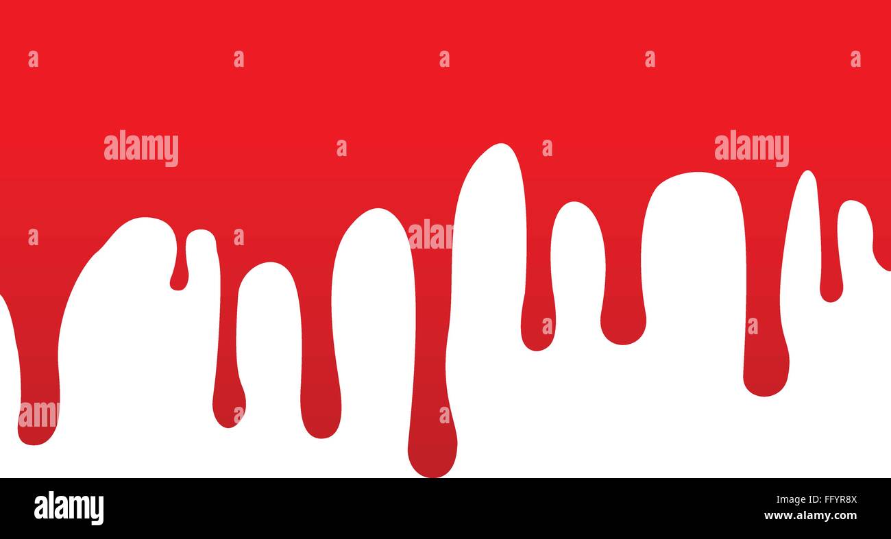 A stream of blood on the vertical surface Stock Vector Image & Art - Alamy