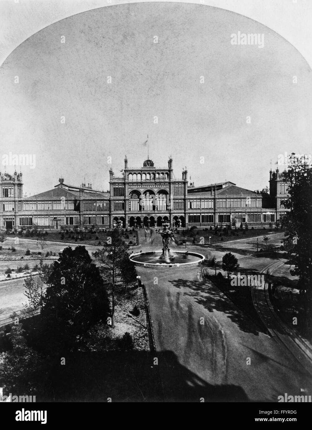 CENTENNIAL FAIR, 1876. /nThe Main Building at the Centennial Exposition ...