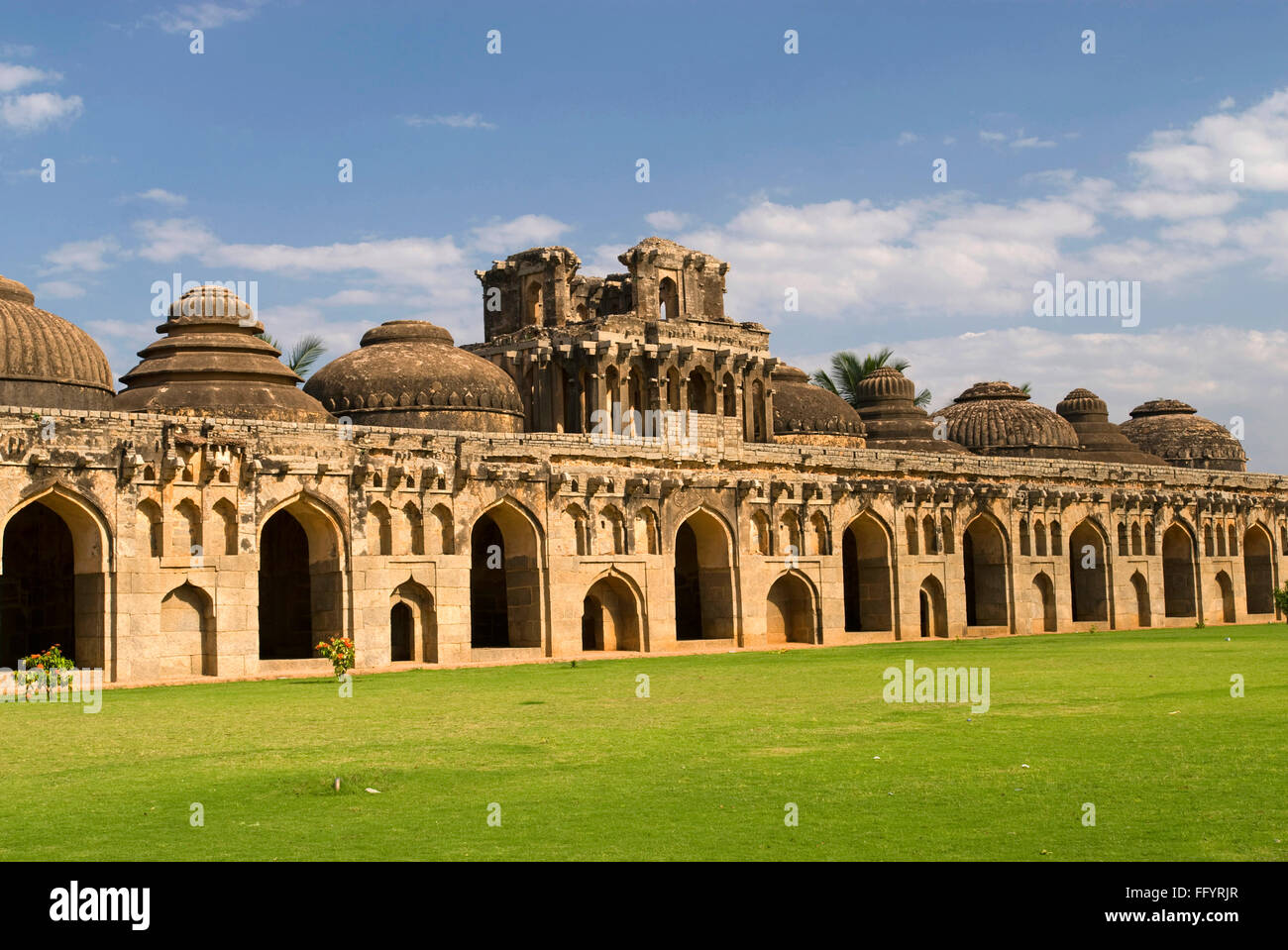 Elephant Stables in Hampi , Karnataka , India Stock Photo - Alamy