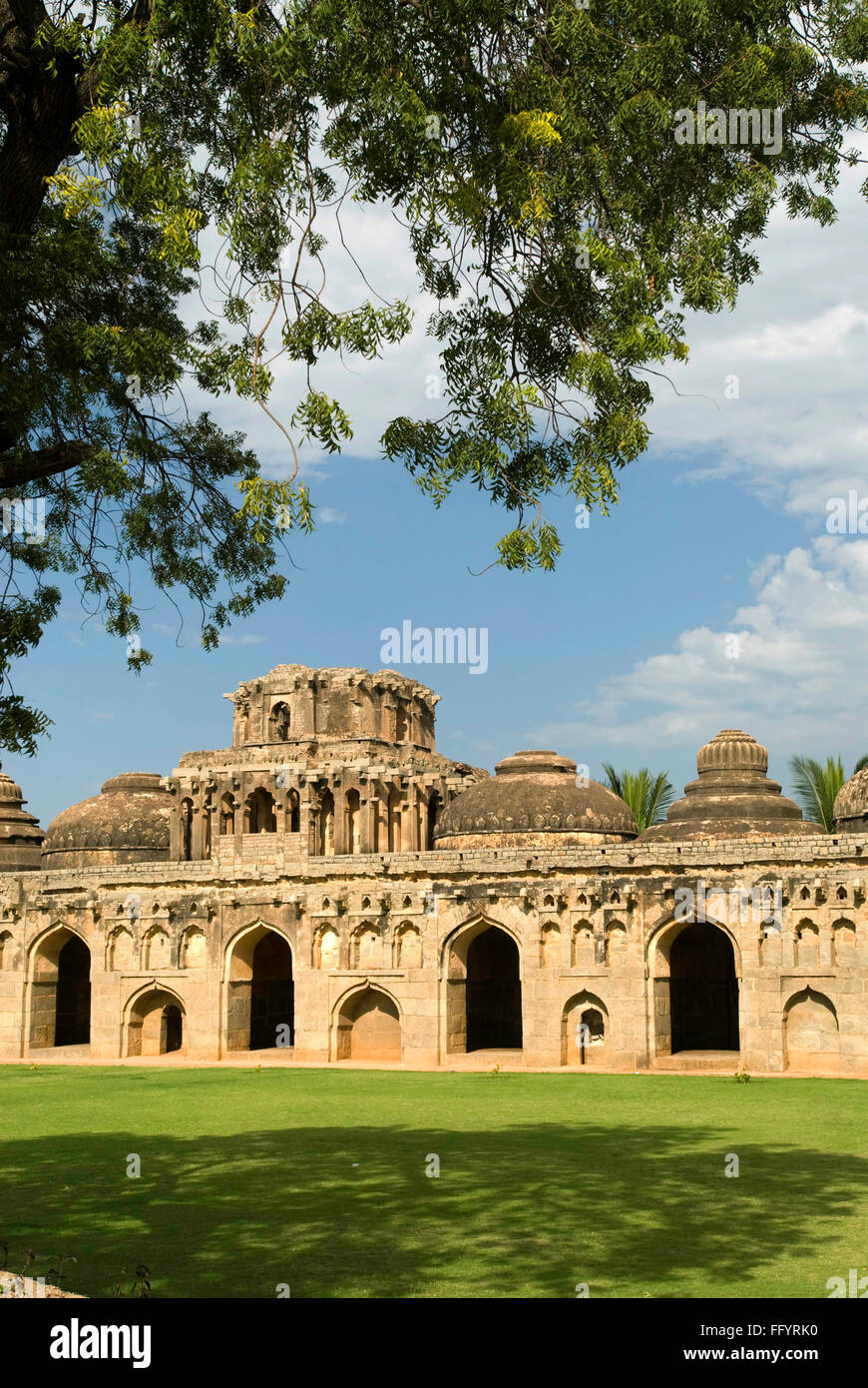Elephant Stables in Hampi , Karnataka , India Stock Photo - Alamy