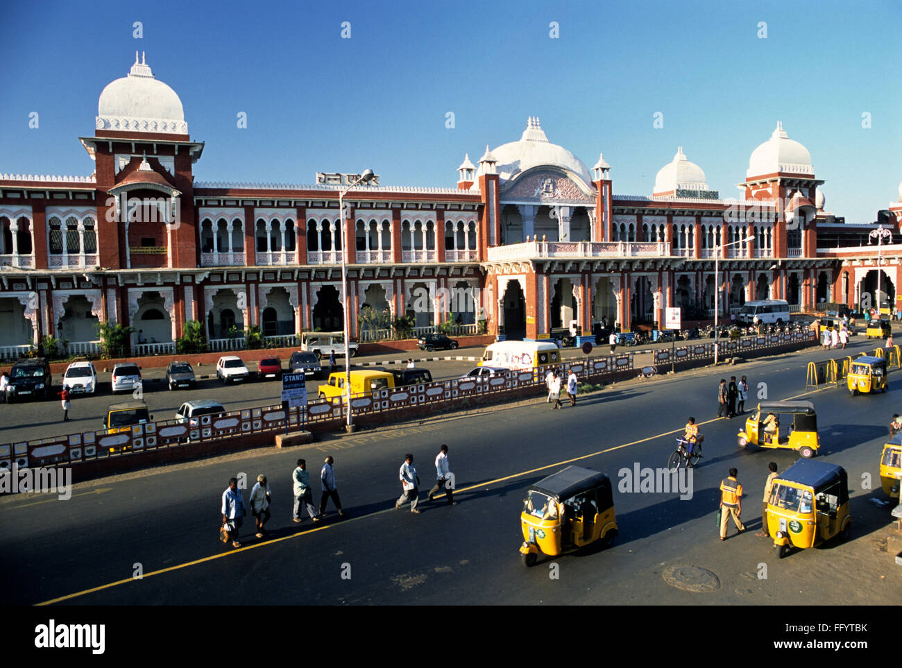 Egmore railway station in Madras Chennai Tamil Nadu India Stock Photo - Alamy