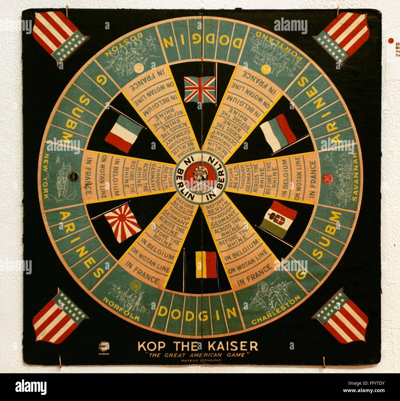 BOARD GAME: KOP THE KAISER. /nKop the Kaiser. American board game by ...