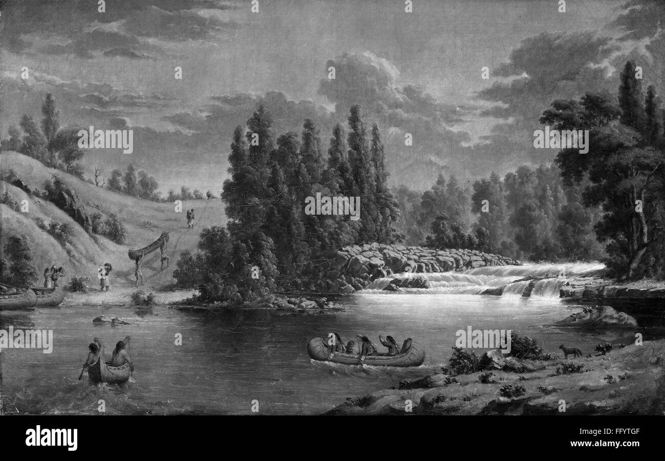 KANE: WHITE MUD PORTAGE. /nMembers of the White Mud band of Saulteaux ...