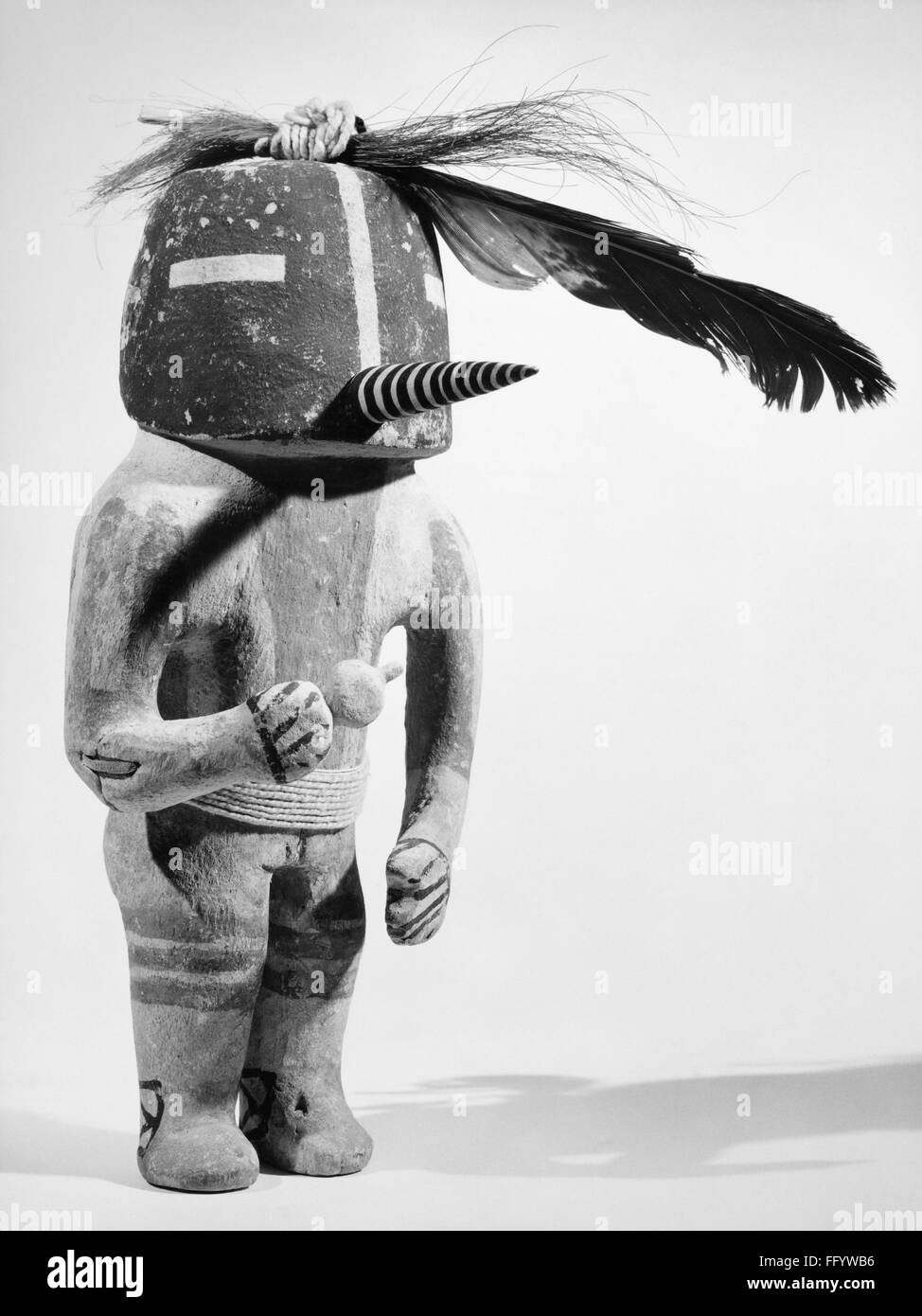HOPI KACHINA DOLL. /nKokopelli, the hunchpbacked flute player, a Hopi ...