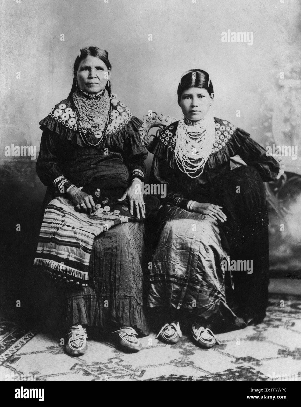 DELAWARE WOMEN, c1915. /nJennie Bobb, a Western (Absentee) Delaware ...