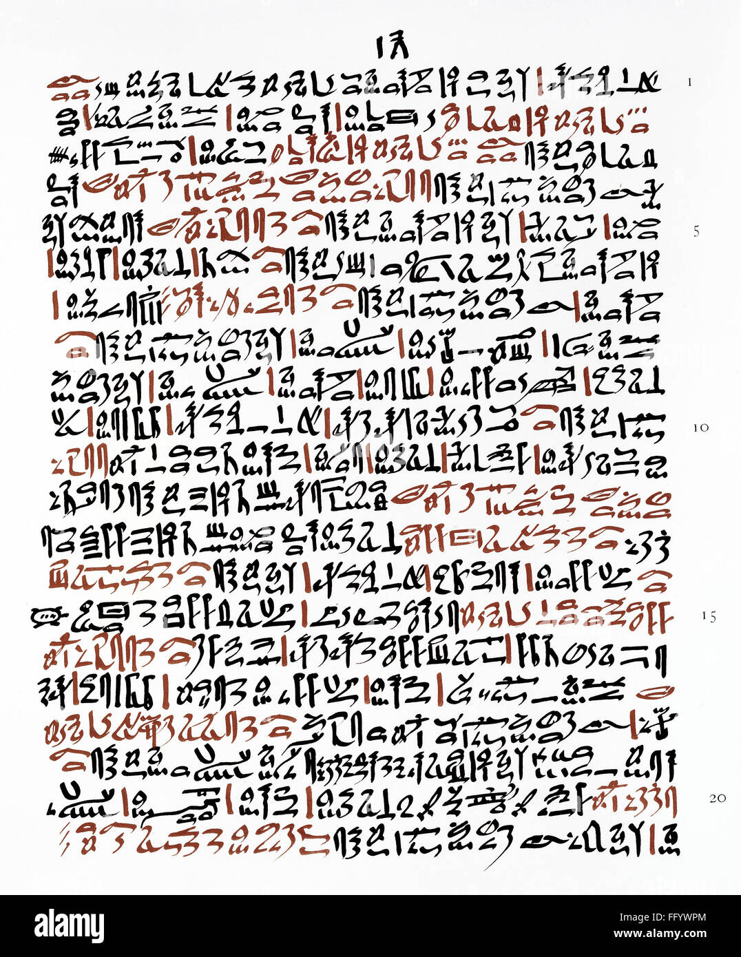Papyrus ancient egypt Cut Out Stock Images & Pictures - Alamy