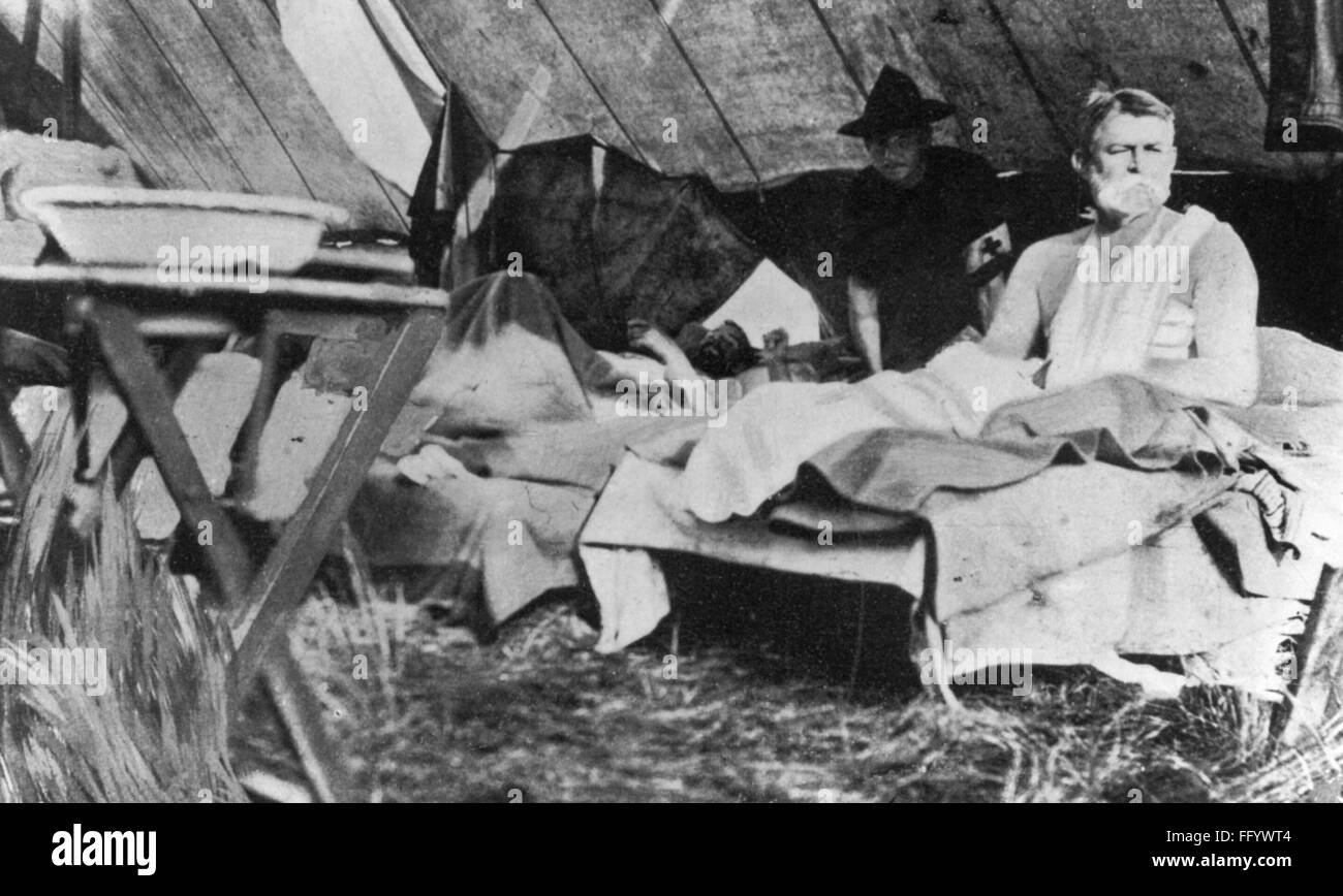 FIELD HOSPITAL, 1898. /nPhotograph of Lieutenant Colonel J.T. Haskell ...