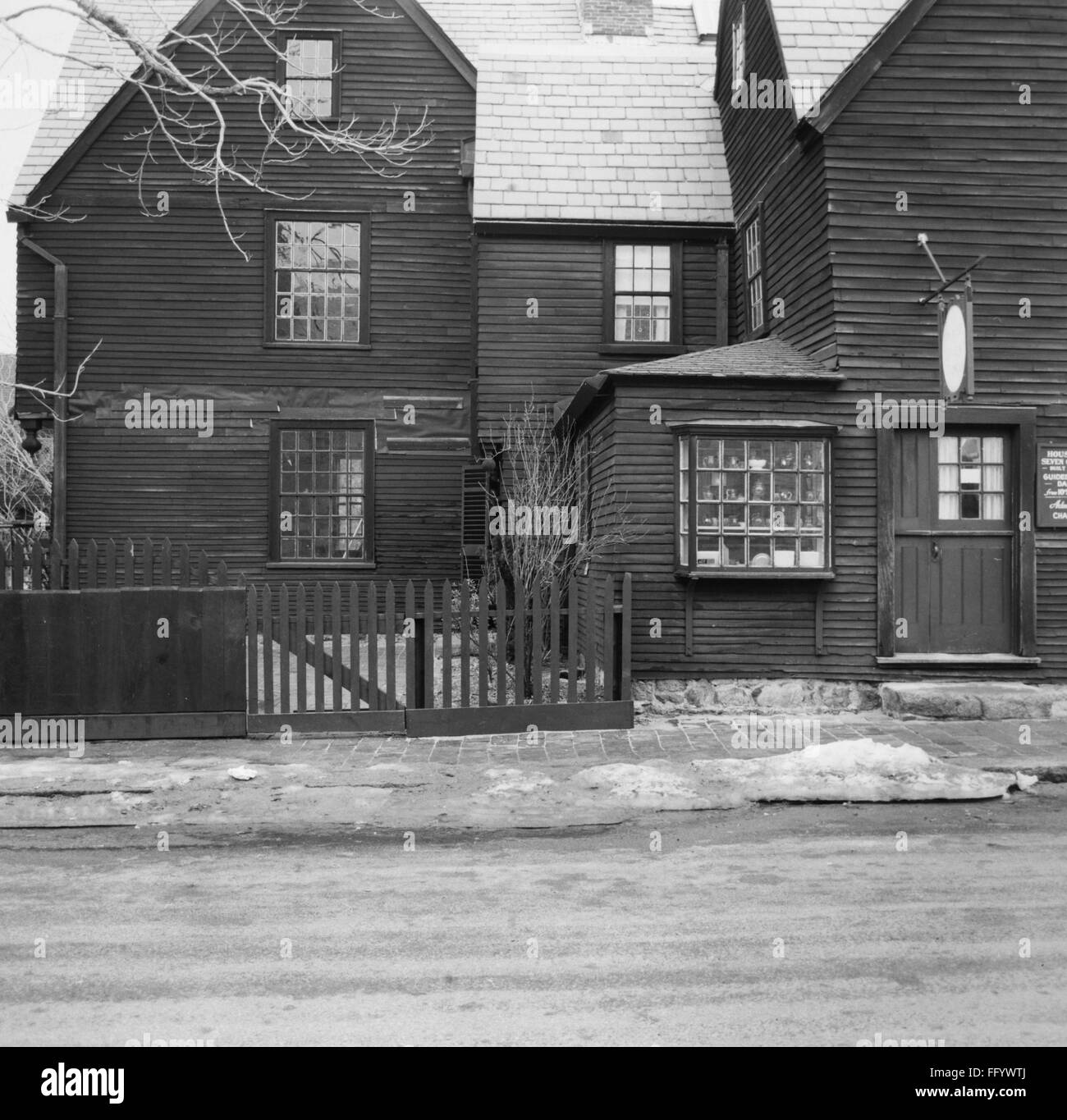 HOUSE OF THE SEVEN GABLES. /nThe House of the Seven Gables, a Colonial ...