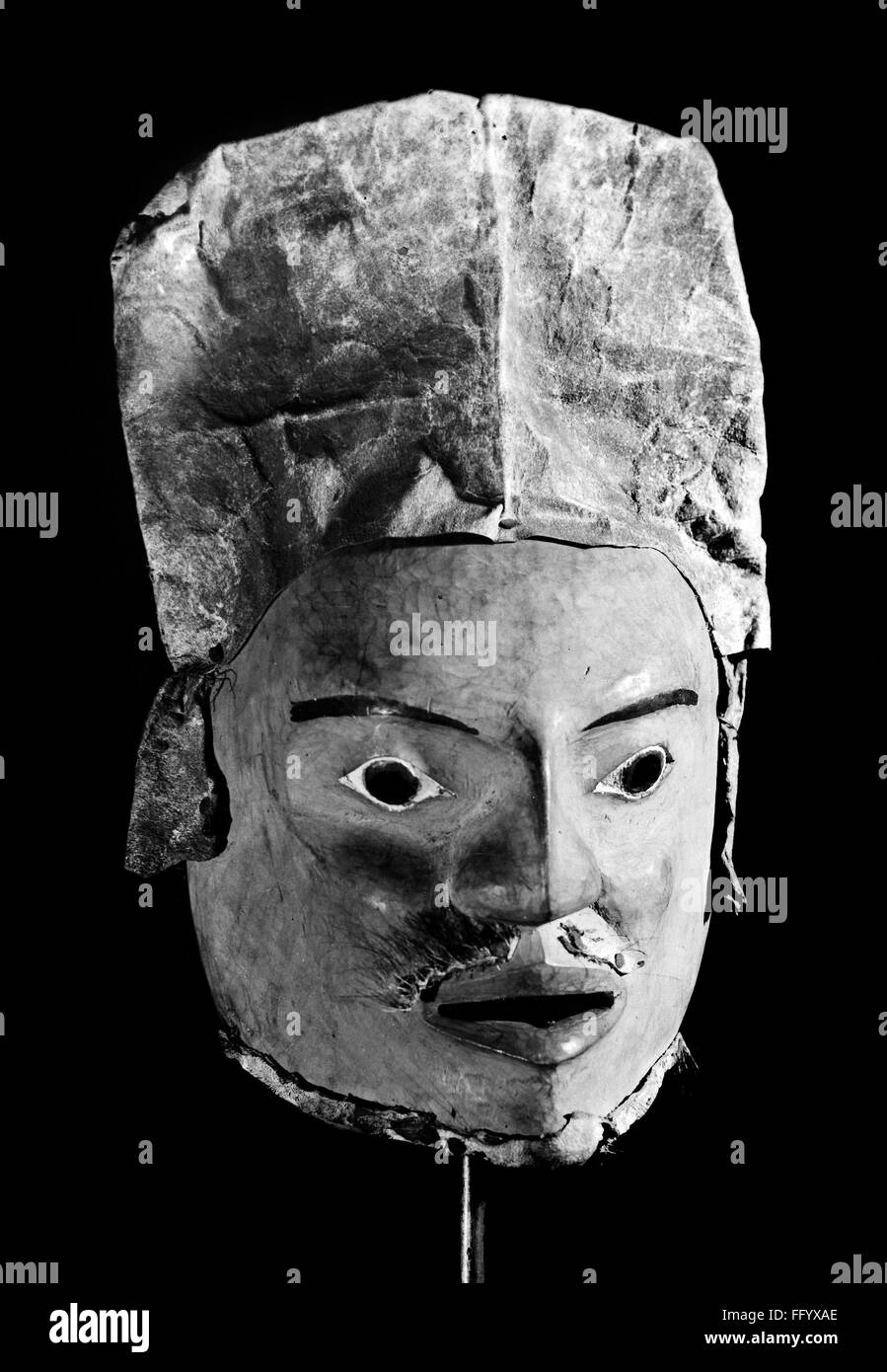 TSIMSHIAN MASK. /nTsimshian dance mask representing a hunter of the ...