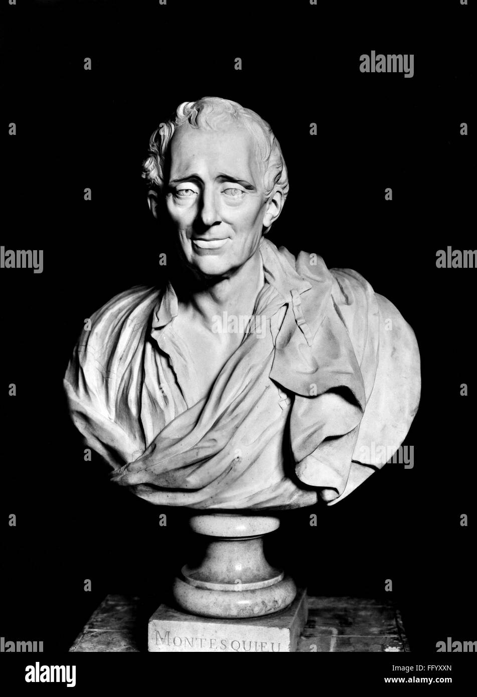 BARON DE MONTESQUIEU /n(1689-1755). Charles Louis de Secondat, baron de ...