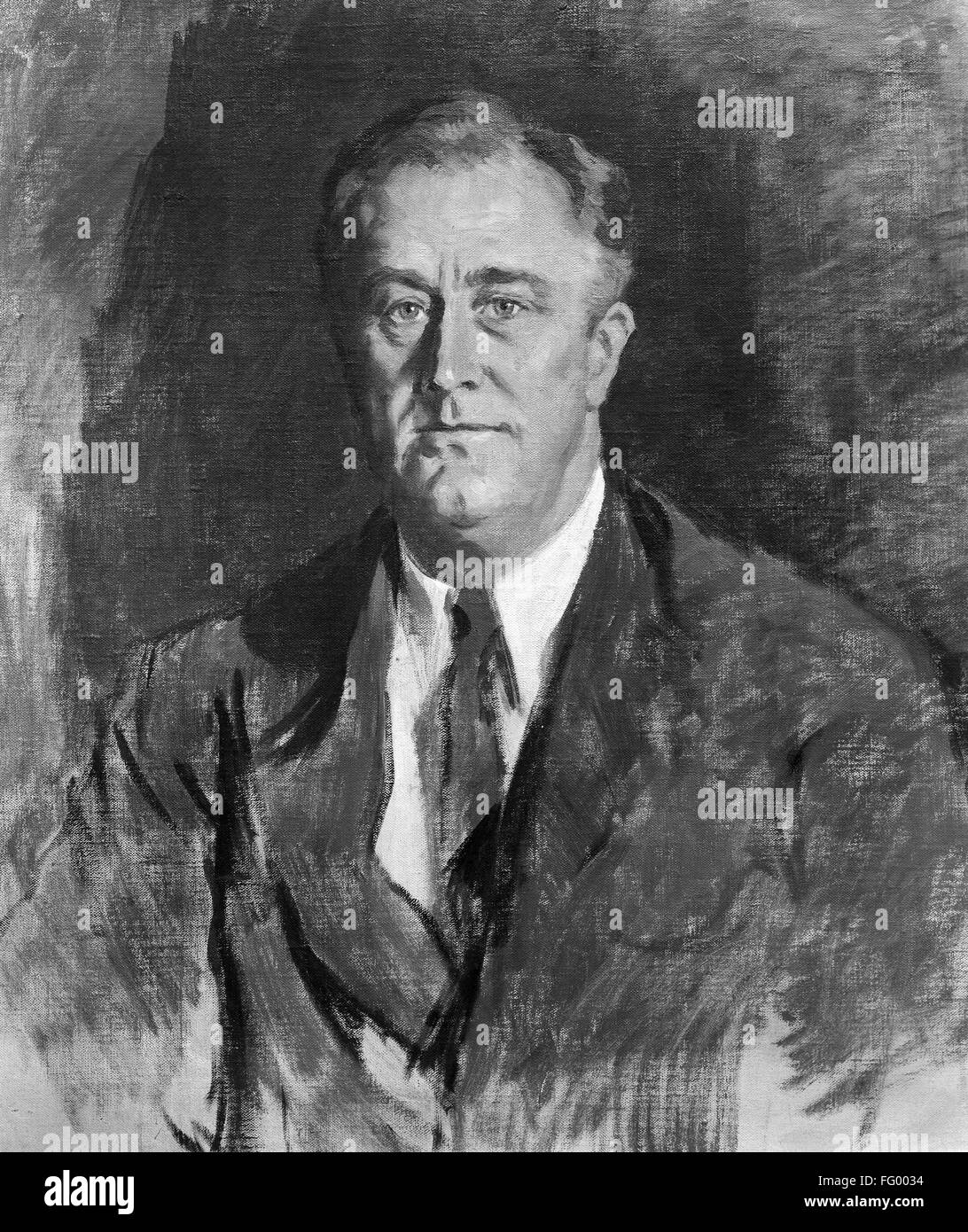 FRANKLIN DELANO ROOSEVELT /n(1882-1945). 32nd President of the United ...