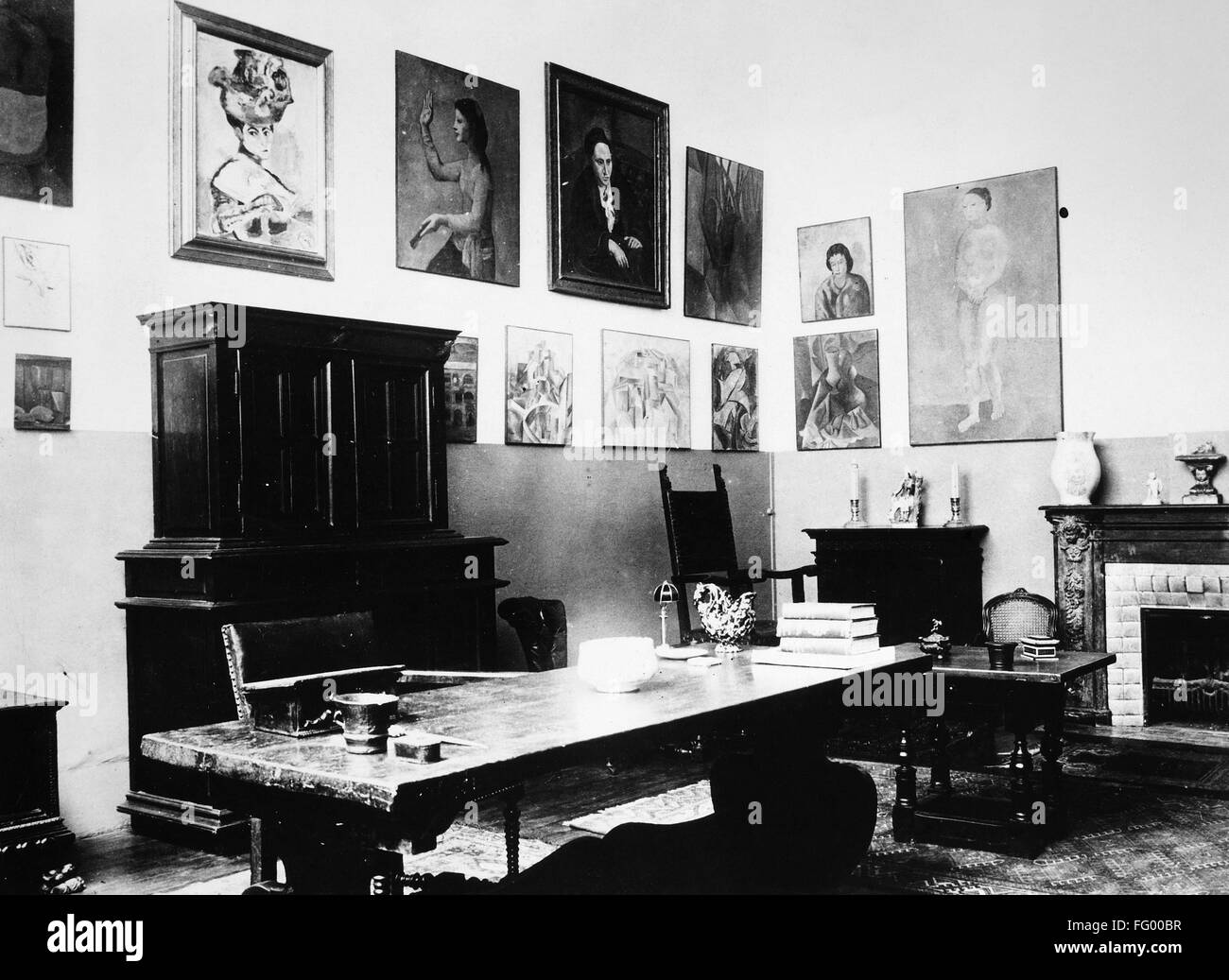 GERTRUDE STEIN (1874-1946). /nAmerican writer. Interior of Stein's ...