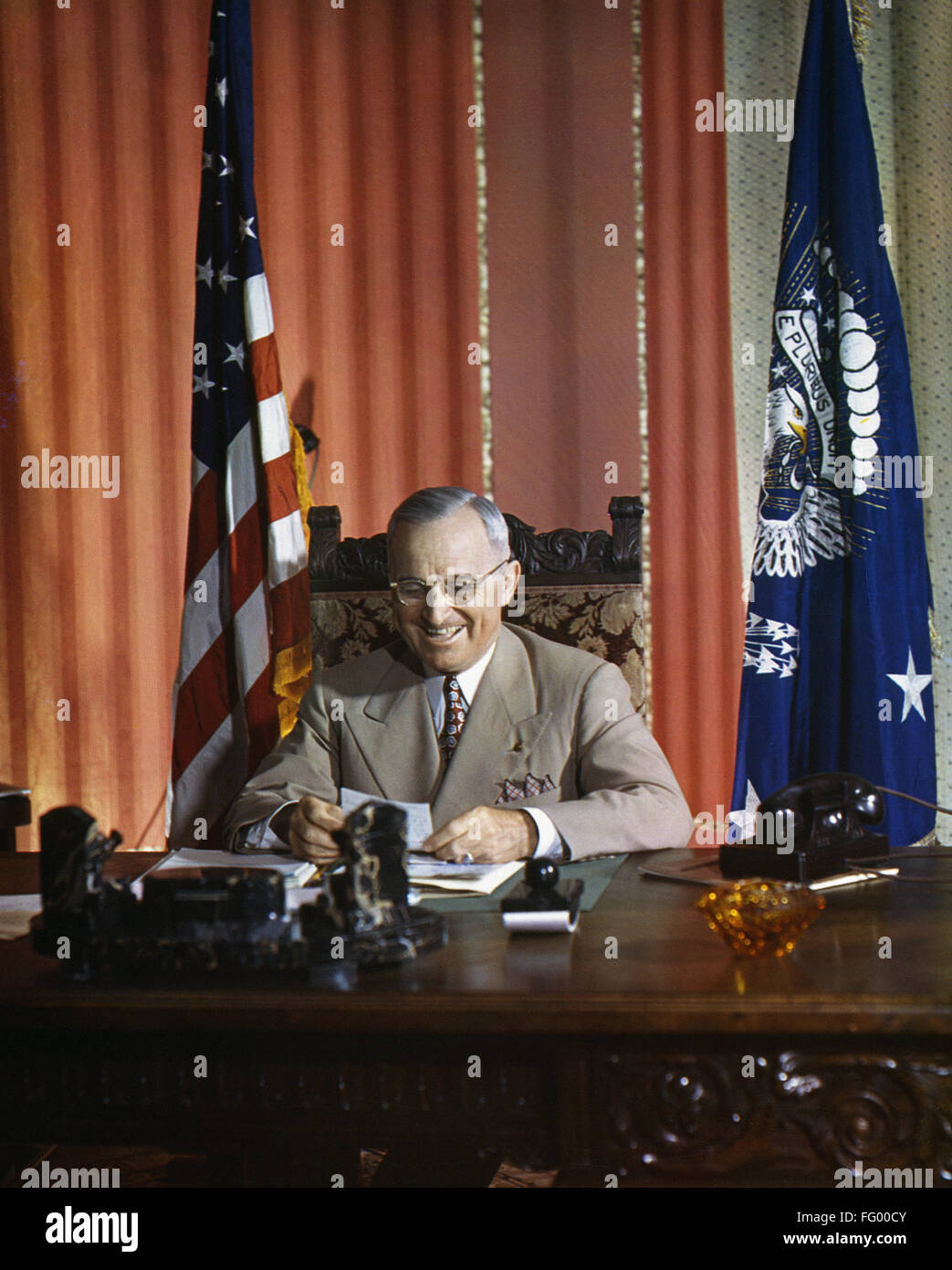 HARRY S. TRUMAN/n(1884-1972). 33rd President of the United States ...