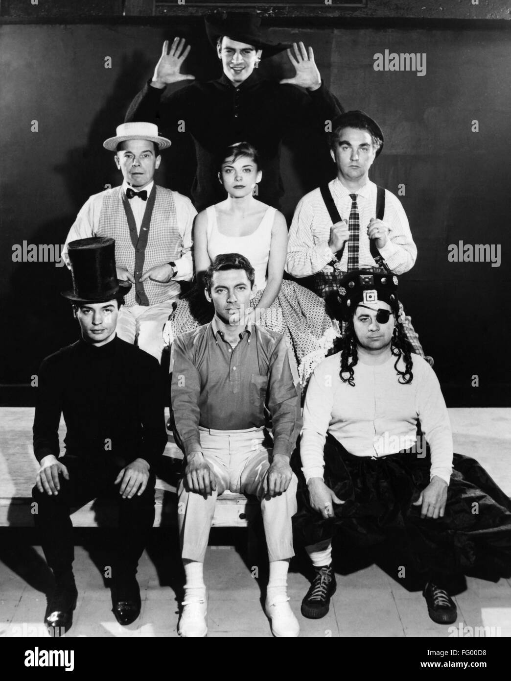 THE FANTASTICKS, 1960. /nJerry Orbach, Rita Gardner, Kenneth Nelson ...