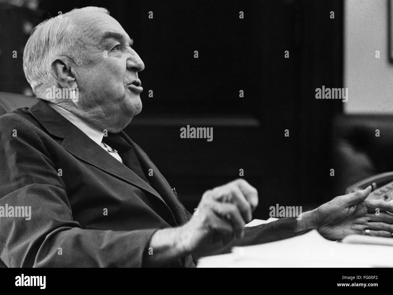 SAMUEL ERVIN (1896-1985). /nAmerican politician. As U.S. Senator from ...