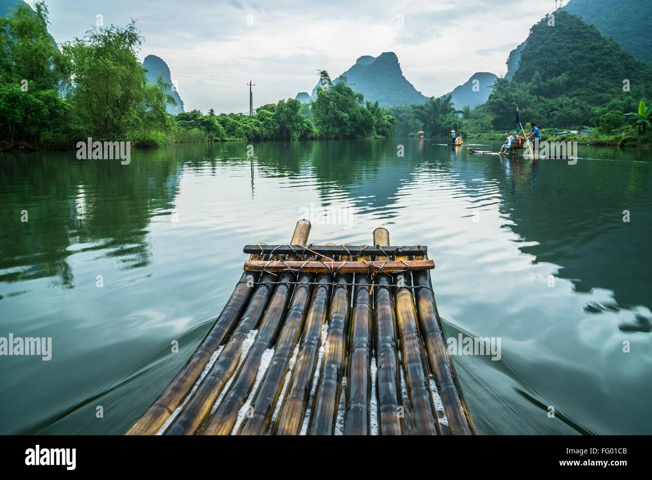 Raft bamboo water transport hi-res stock photography and images - Alamy
