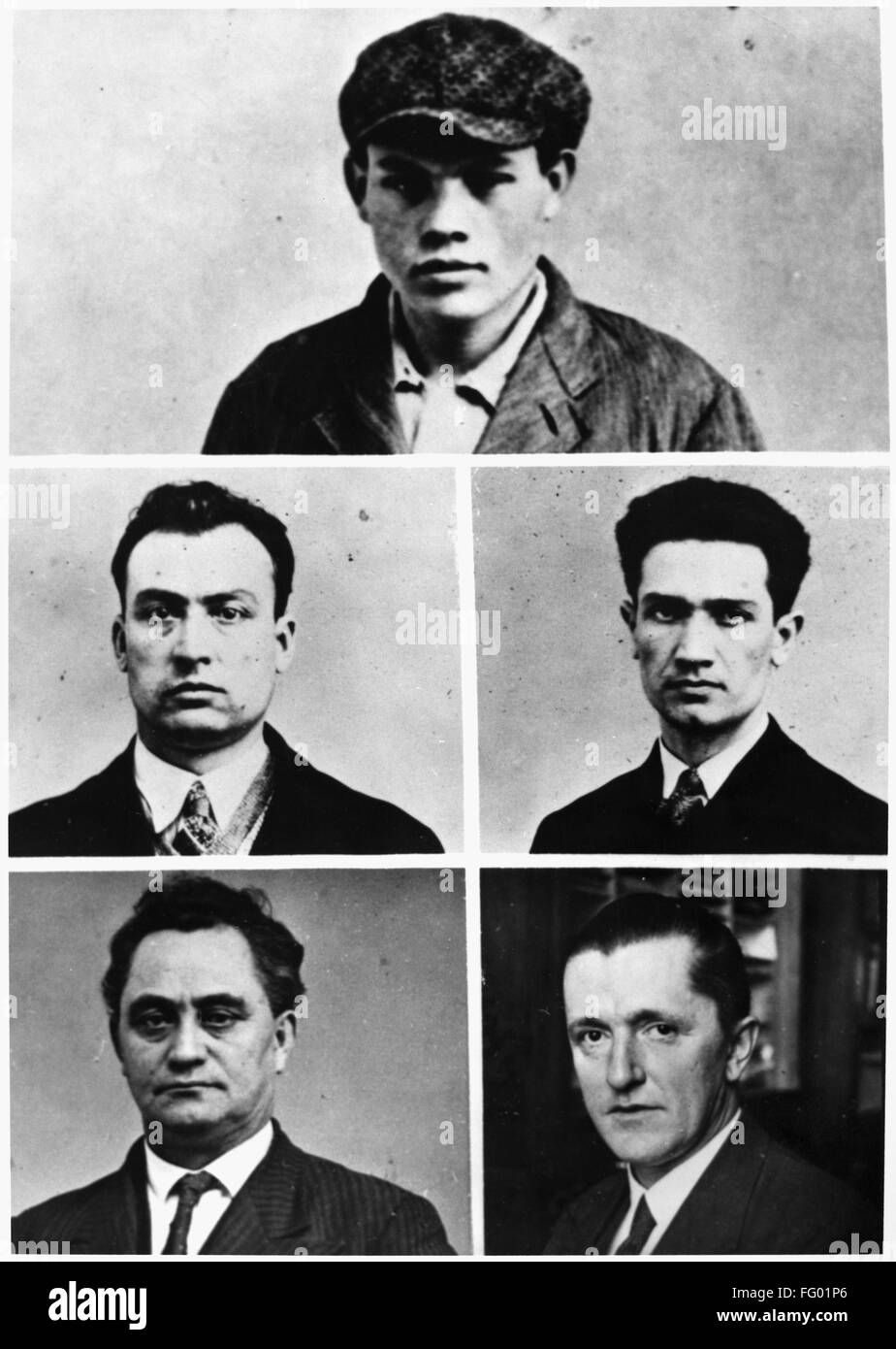 REICHSTAG FIRE: ACCUSED./nThe men accused of the Reichstag fire in 1933 ...