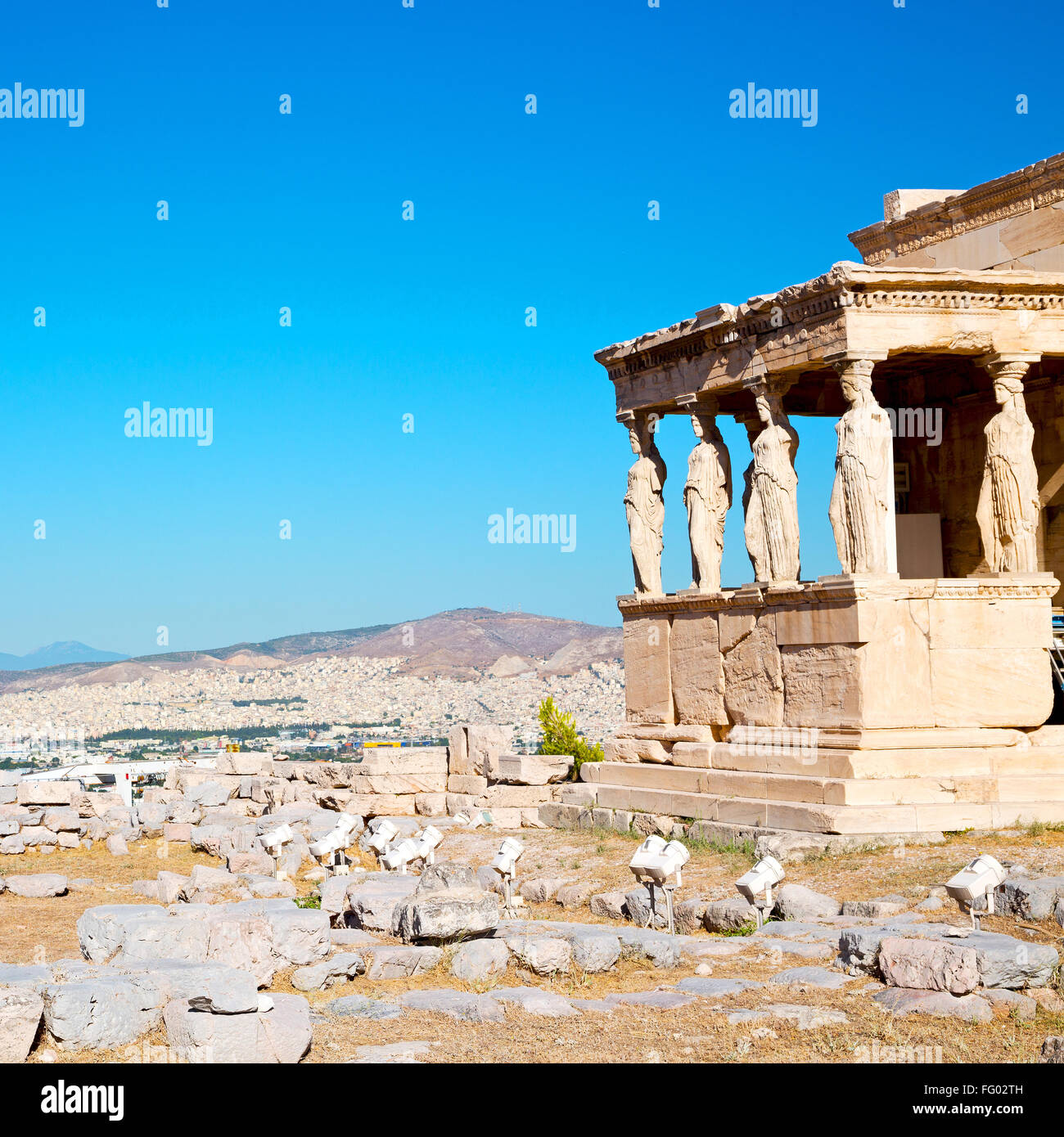 in greece the old architecture and historical place parthenon athens ...