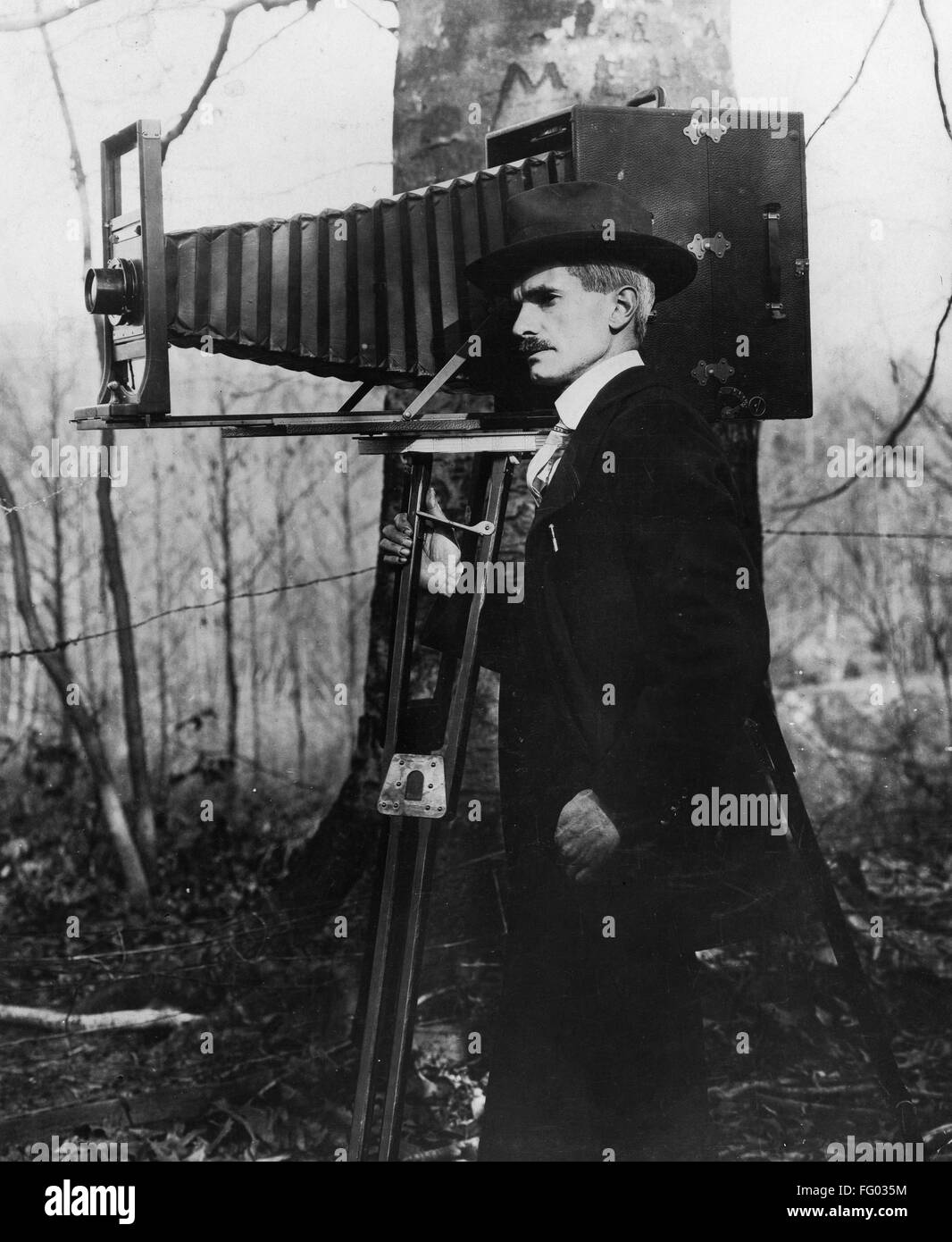 JOHN A. DICK (1879-1972). /nAmerican photographer, with a Cirkut ...