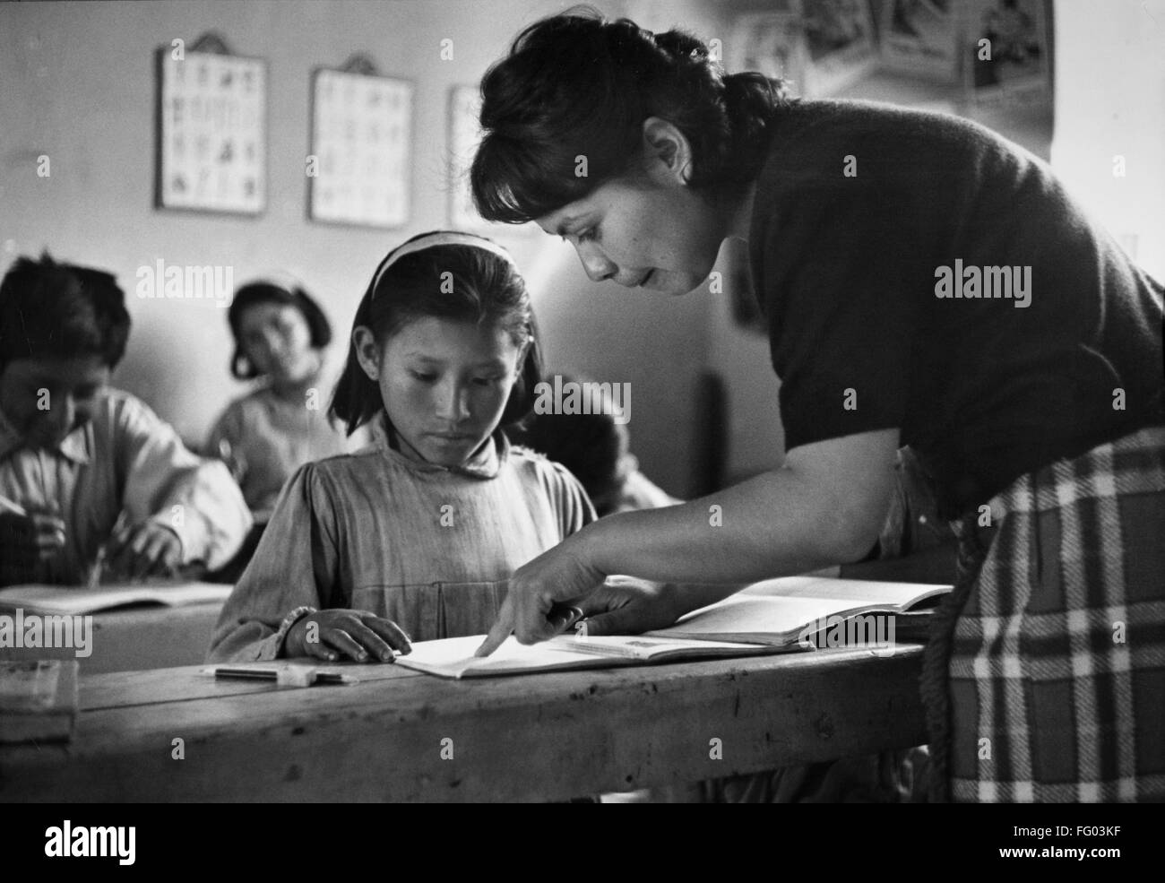 PEACE CORPS: PERU, c1963. /nPeace Corps volunteer Dolores Aguayo ...