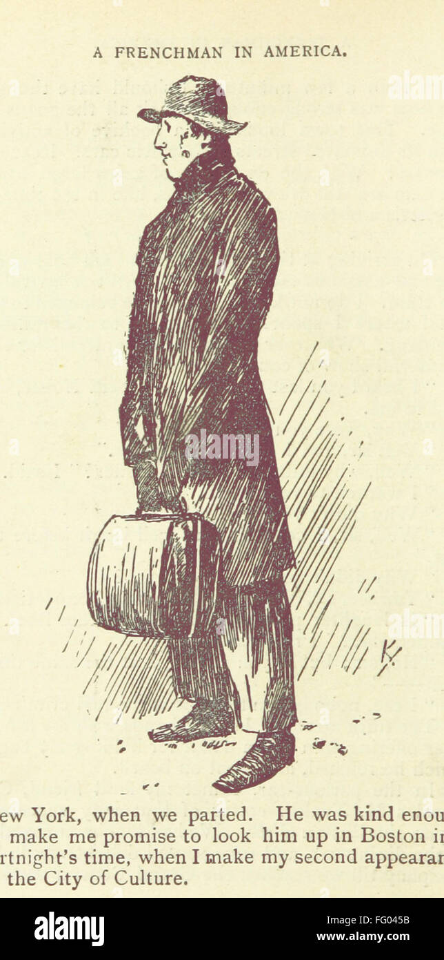 This vintage book, 'A Frenchman in America', provides a French ...