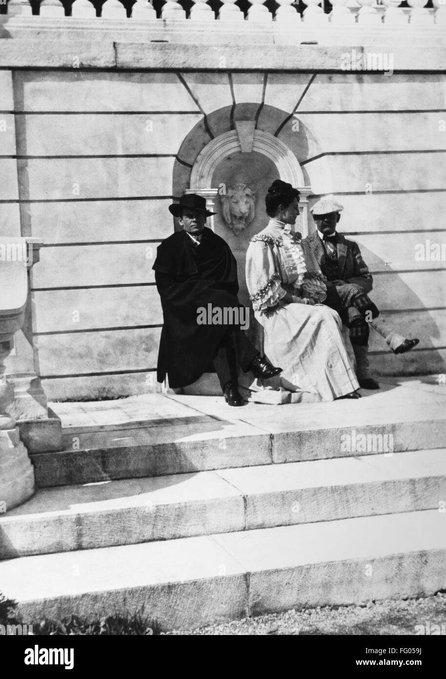 EDWARD ROBBINS WHARTON (1850-1928). /nEdward Robbins Wharton (left ...