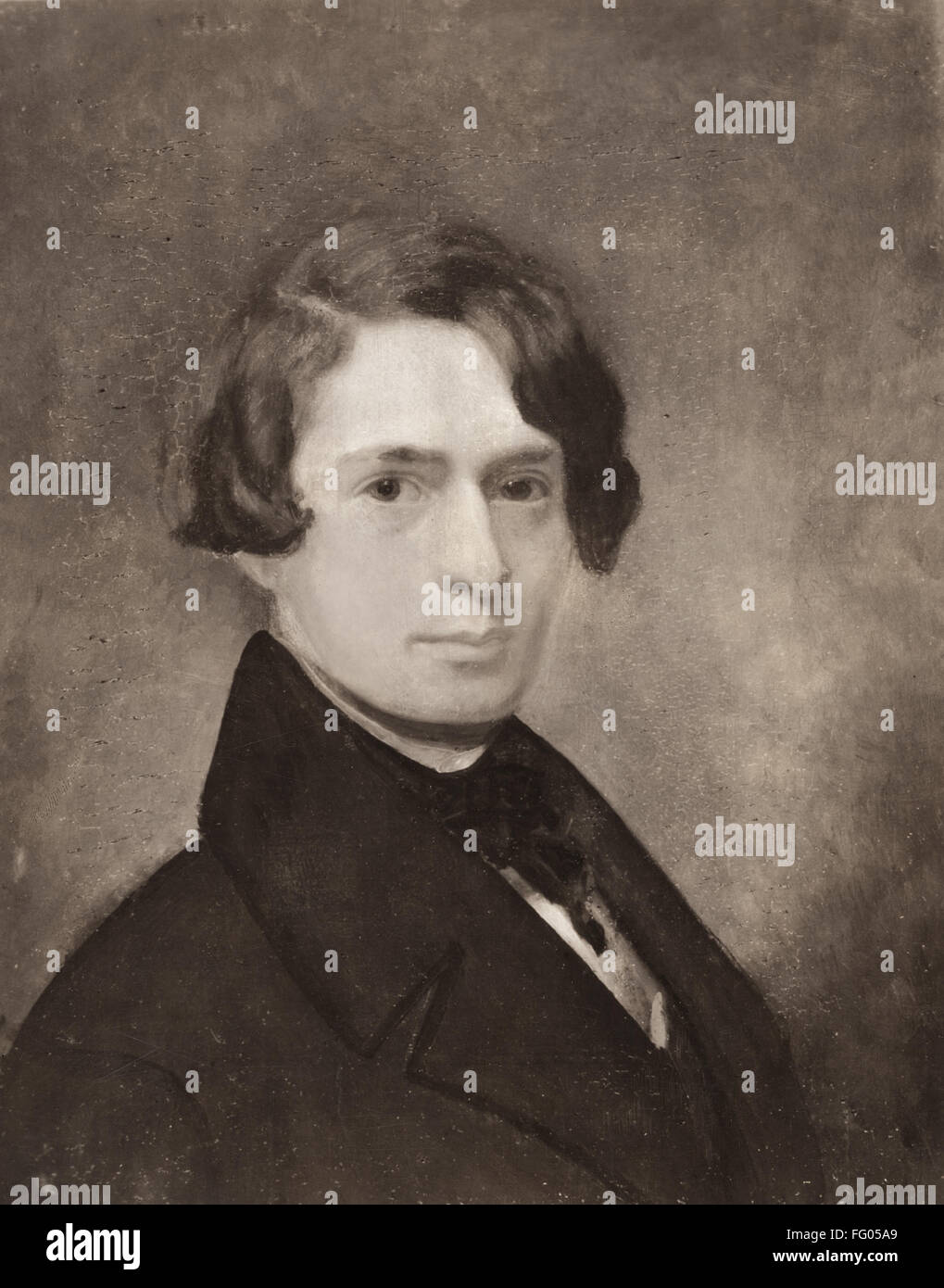 HENRY DAVID THOREAU/n(1817-1862). American writer. Painting by Sophia E ...