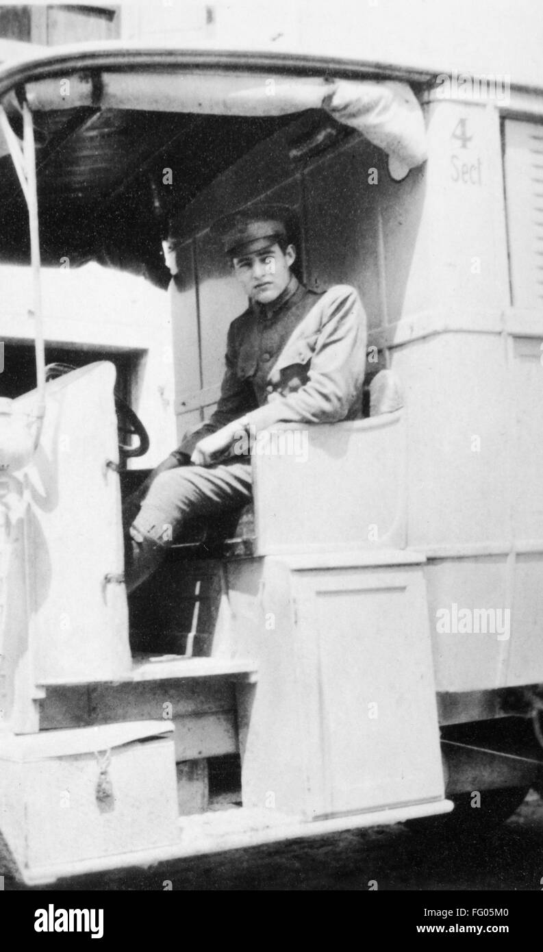 ERNEST HEMINGWAY /n(1899-1961). American writer. Photographed while ...