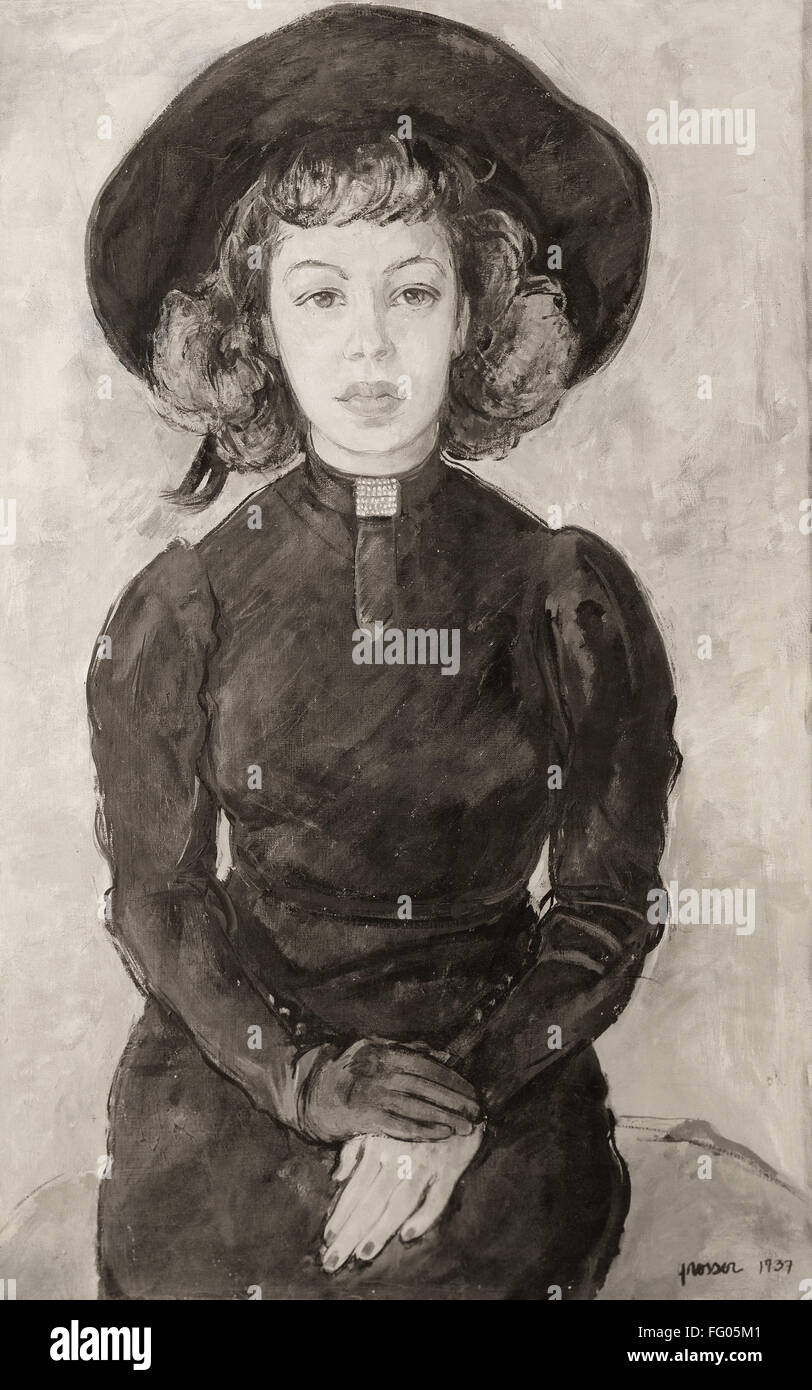 JANE BOWLES (1917-1973). /nAmerican writer and playwright. Painting by ...