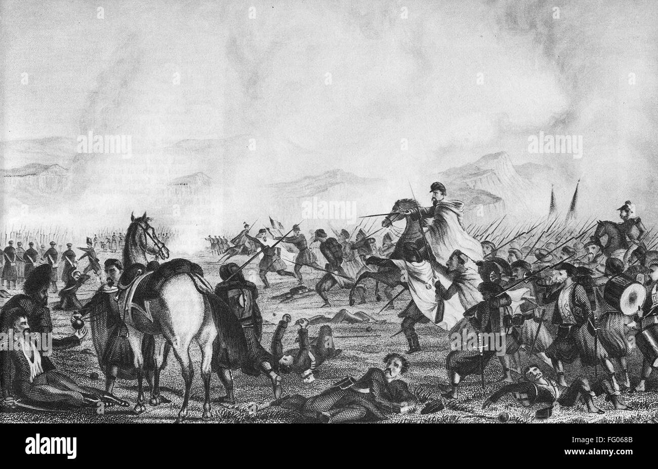 CRIMEAN WAR: INKERMAN. /nZouaves joining forces with the British army ...