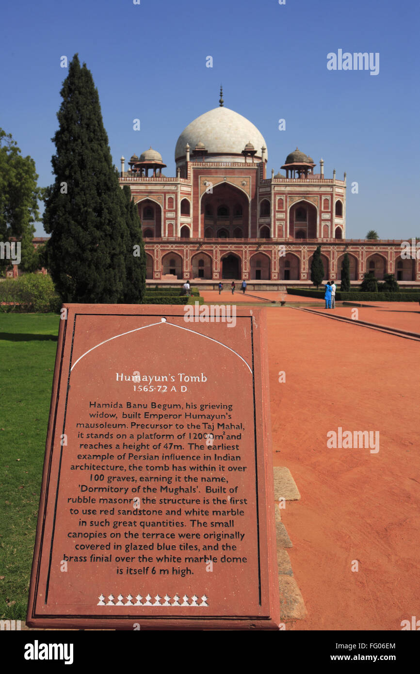 West gate , main entrance to Humayun's tomb through arch built in 1570 ...