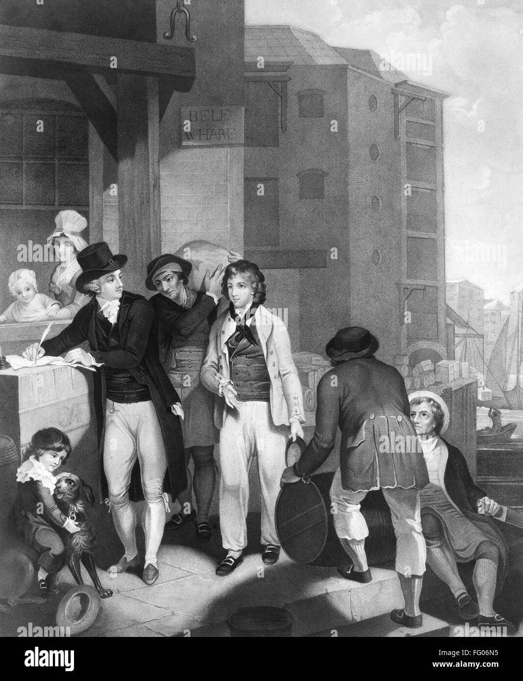 ENGLAND: MERCHANT, 1800. /n'Industry and Oeconomy.' A successful ...