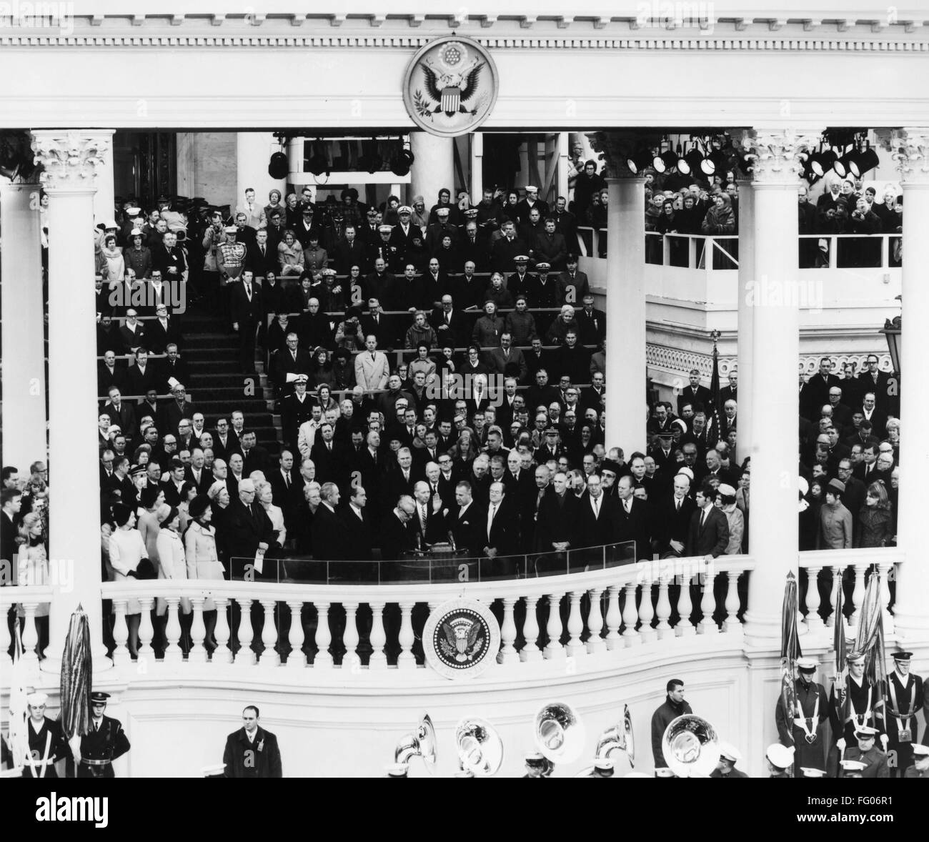 PRESIDENTIAL INAUGURATION. /nPresident Lyndon Johnson, President-Elect ...