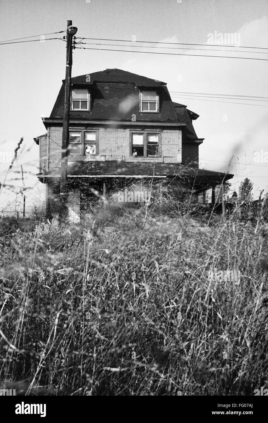 RURAL HOME, c1970. /nExterior of a home in rural America. Photograph by ...
