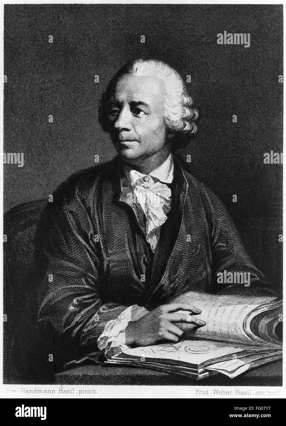 LEONHARD EULER (1707-1783). /nSwiss mathematician and physicist. Copper ...