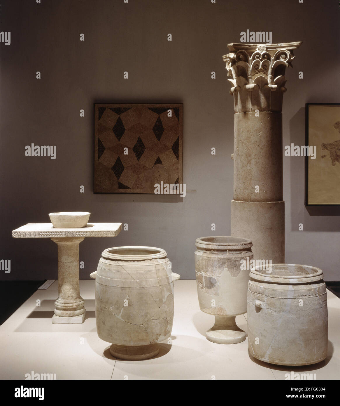 JUDAICA: ARTIFACTS. /nArtifacts excavated in the Jewish Quarter of the ...
