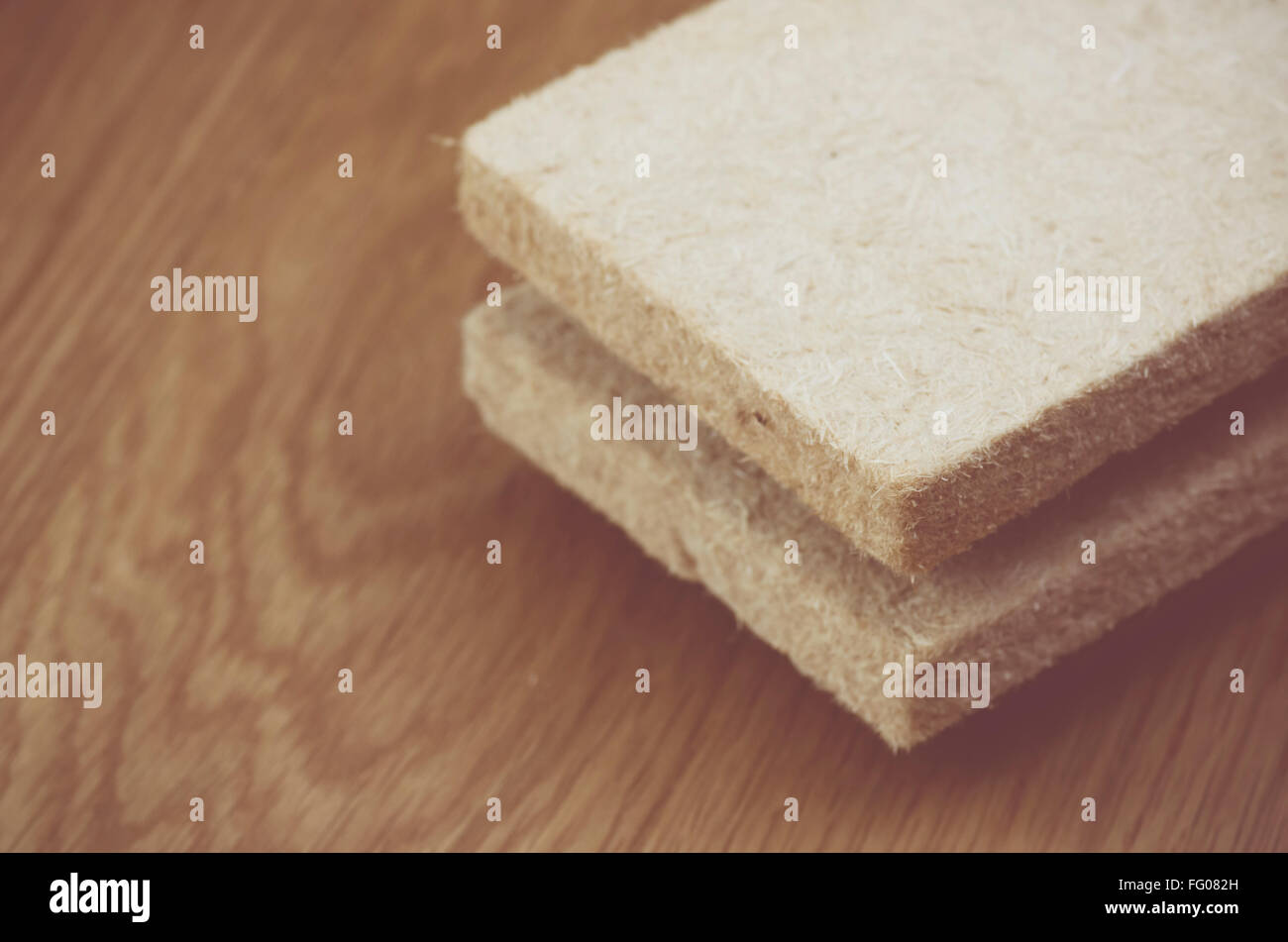 compressed thermal insulating hemp fiber panels close view - raw ...