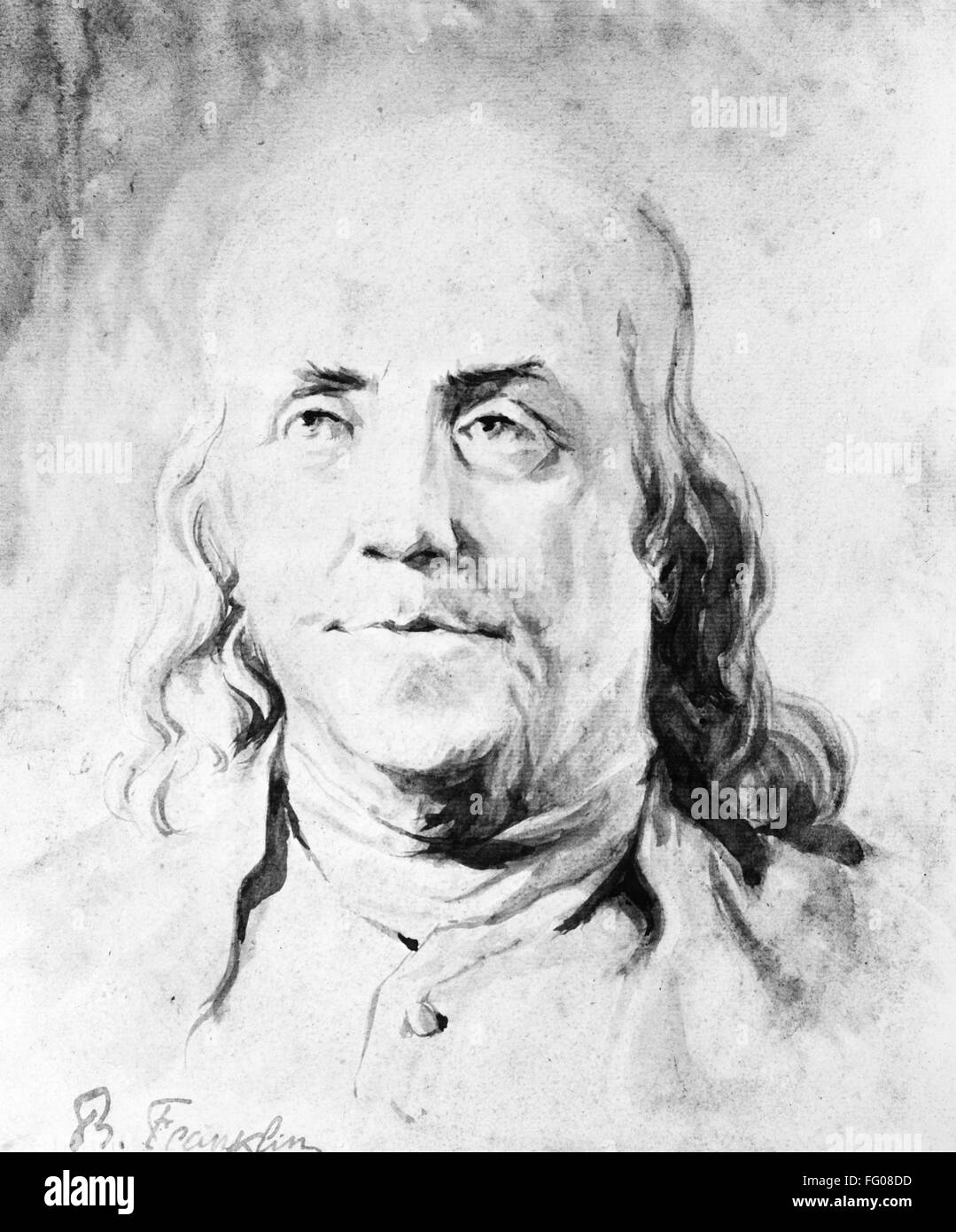 BENJAMIN FRANKLIN (1706-1790). /nAmerican printer, publisher, scientist ...