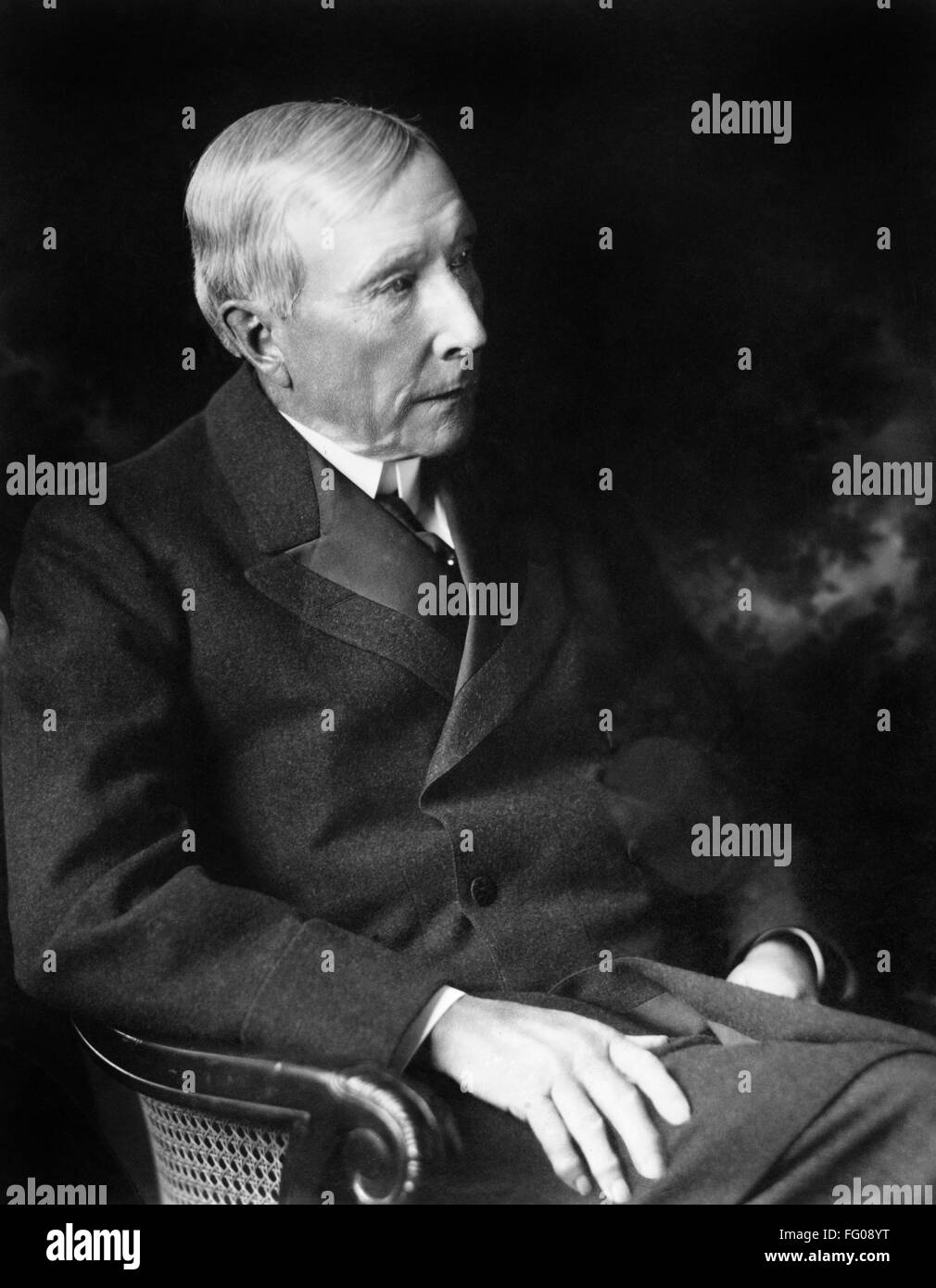 JOHN D. ROCKEFELLER /n(1839-1937). American oil magnate. Photograph ...