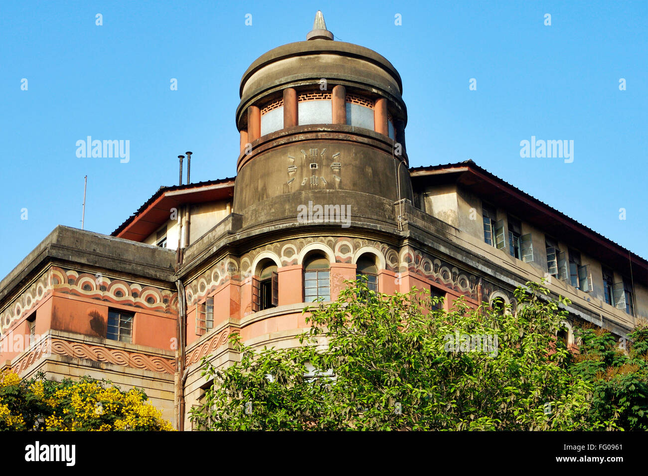 Clock Tower out of use Bombay Mutual building at Phiroze Shah Mehta ...