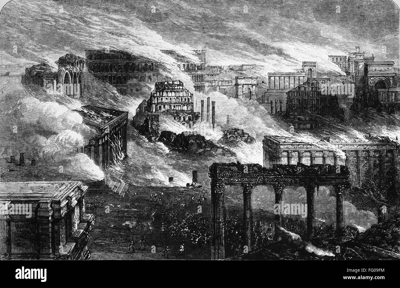 THE SACK OF ROME. /nThe sacking of Rome, probably in the 5th or 6th ...