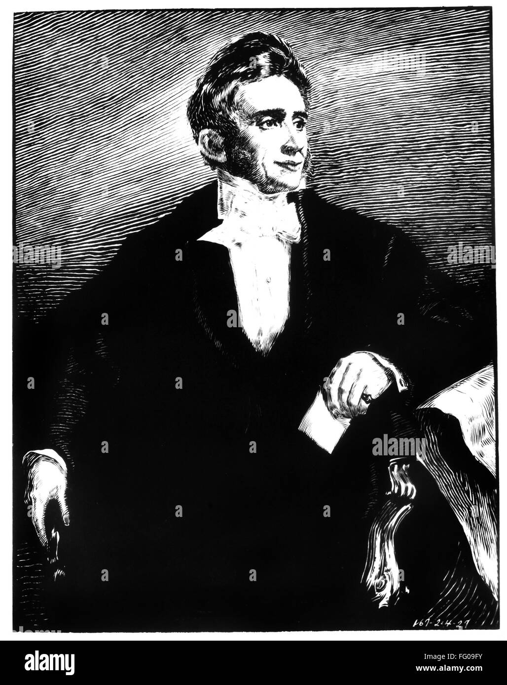 CHARLES GOODYEAR /n(1800-1860). American inventor. Woodcut, 19th ...