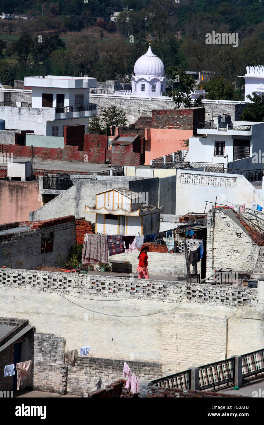 Aerial view of city situated in Rupnagar district in Punjab ; India Stock Photo - Alamy