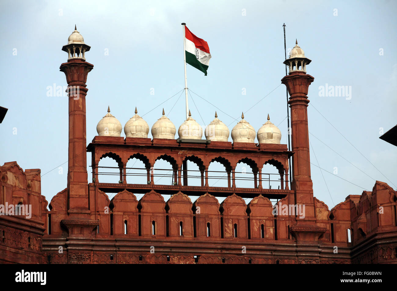 UNESCO World Heritage site famous Delhi fort known as Lal Qila or Red ...