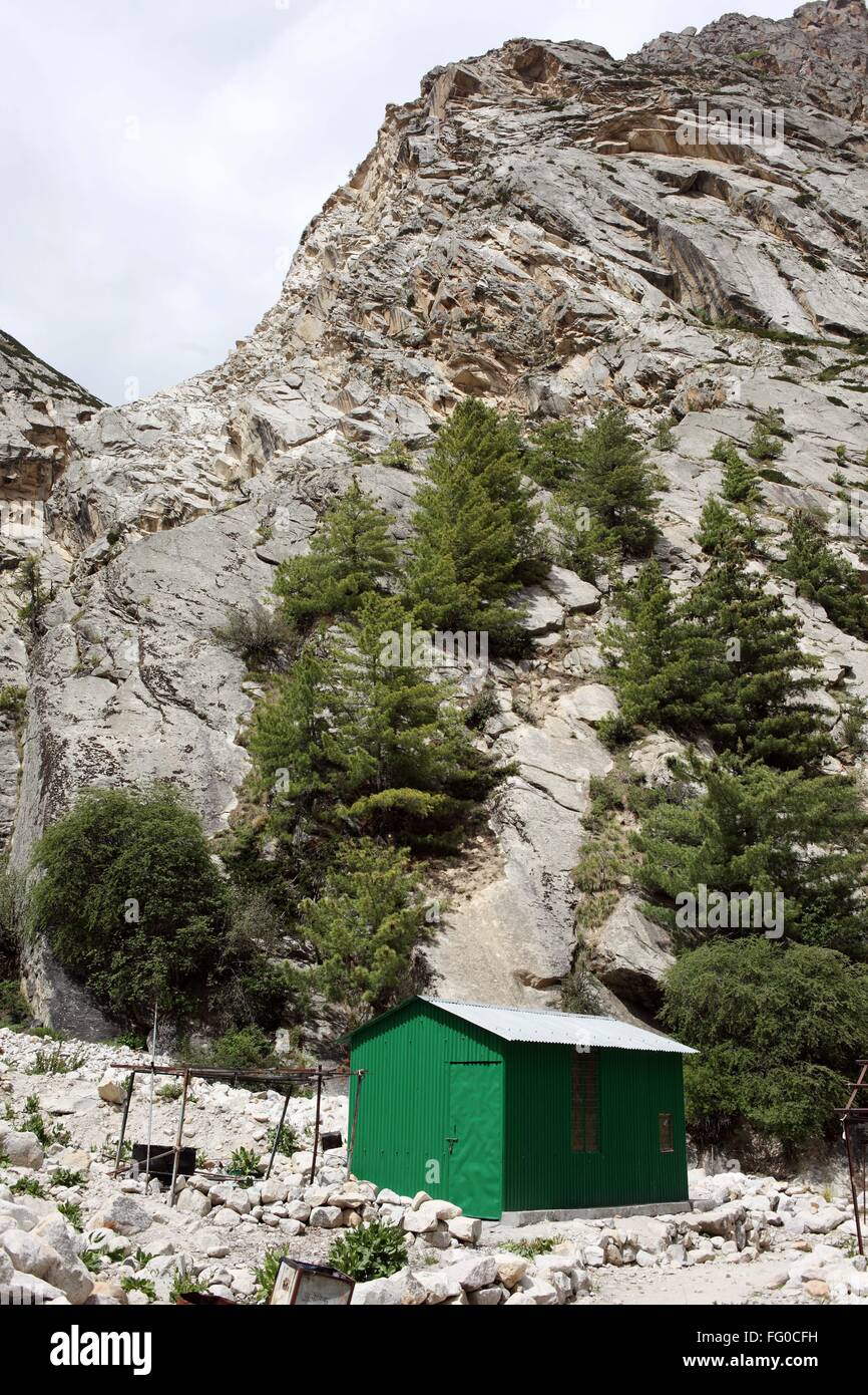 Hut Gangotri Uttarakhand India Asia Stock Photo - Alamy