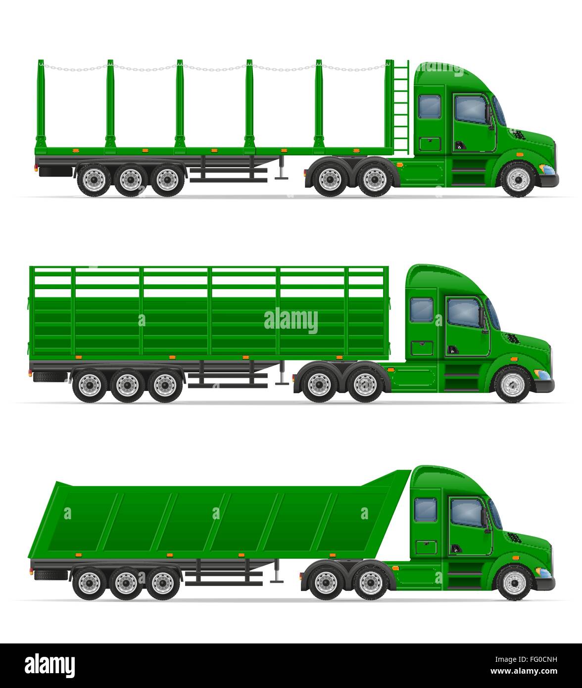 Transportation Truck With Goods Clipart