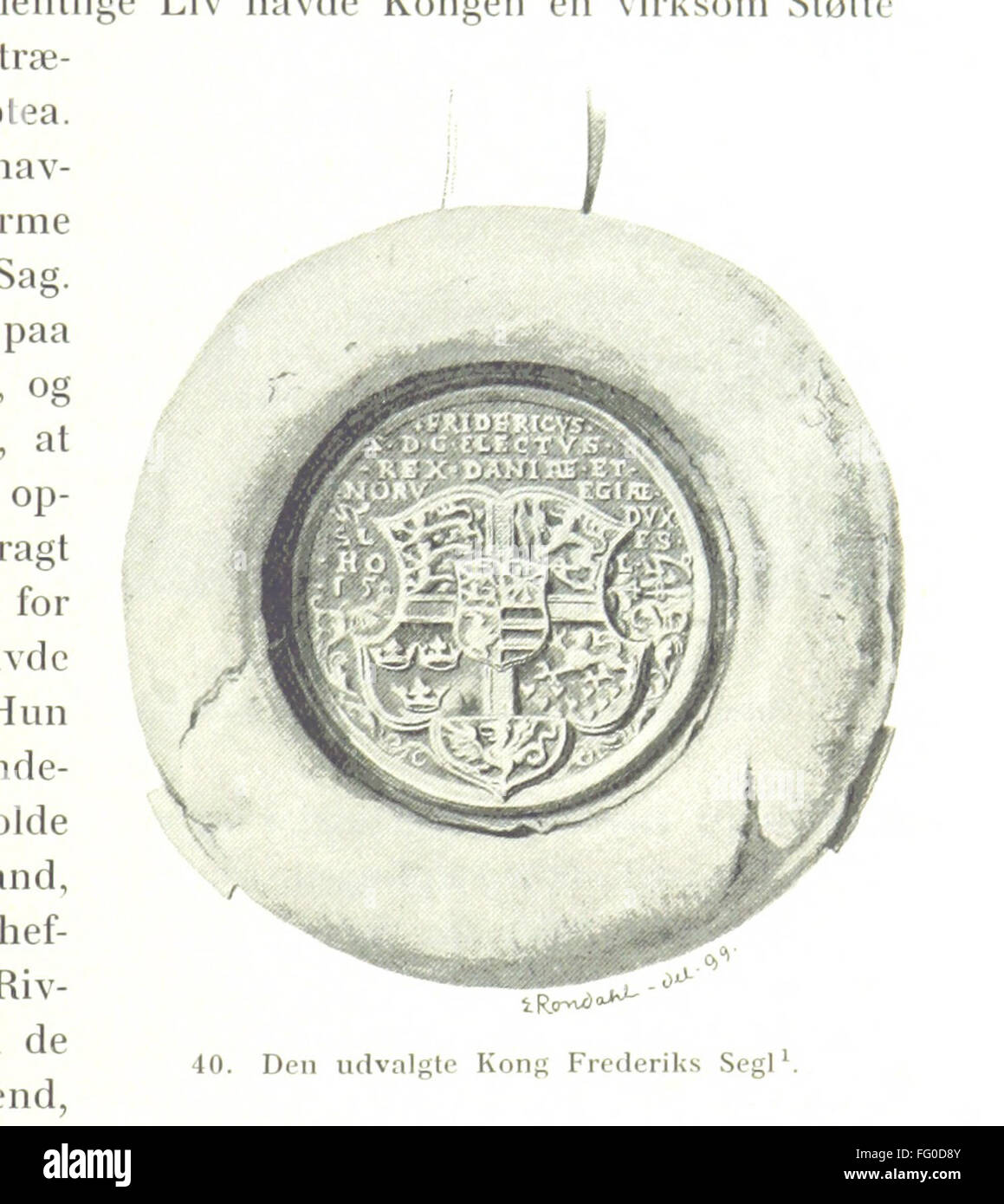 This historical work, 'Danmarks Riges Historie', presents the history ...