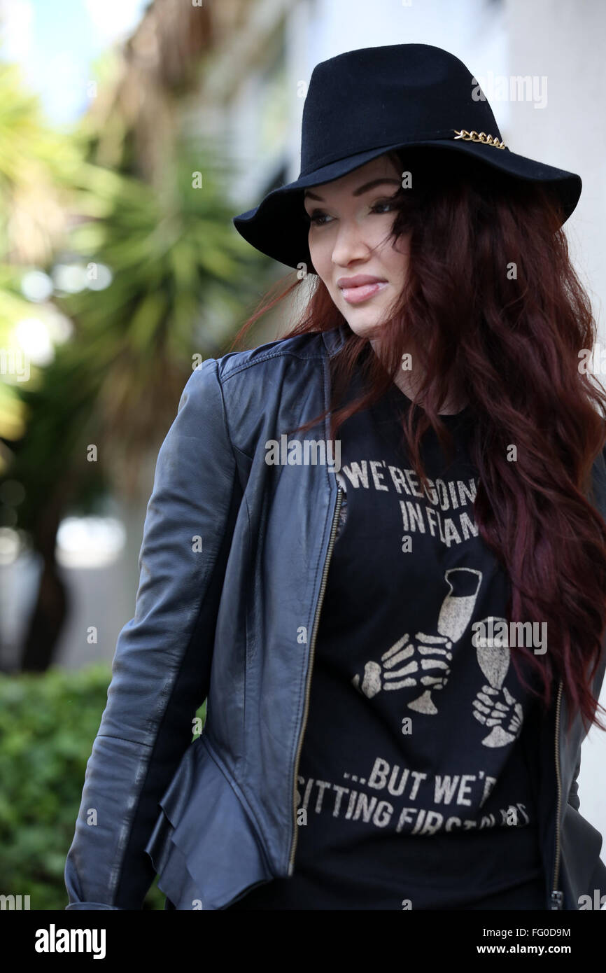 Actress and pop star Emii out and about in Beverly Hills Featuring ...