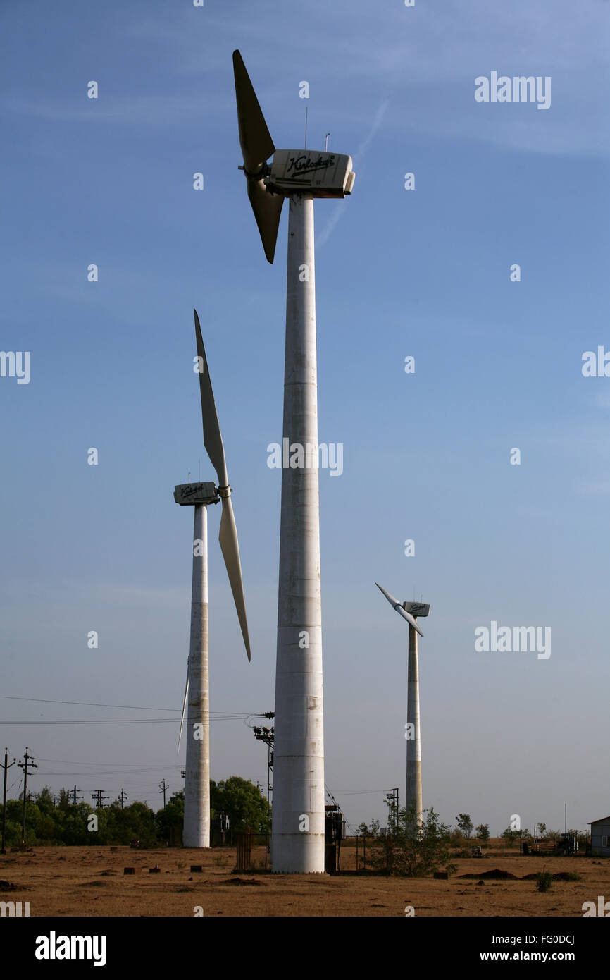 Windmills at Sankeshwar in Karnataka , India Stock Photo - Alamy